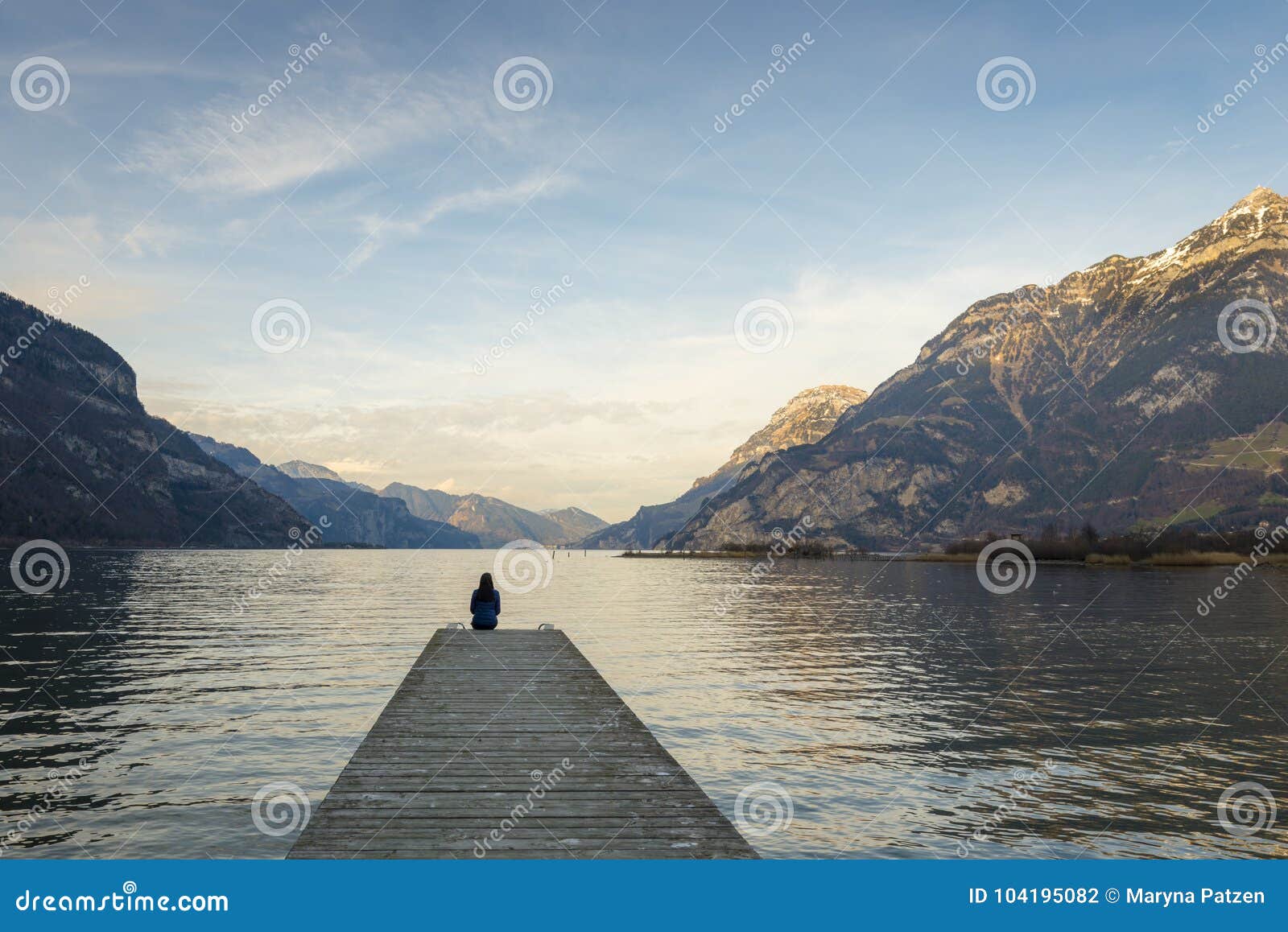 Self reflection stock photo. Image of person, epic, switzerland - 104195082