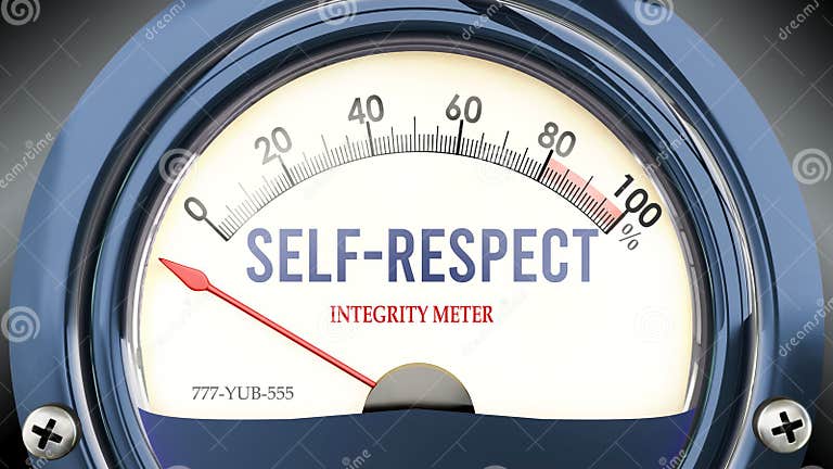 Self-Respect and Integrity Meter that Hits less Than Zero, Very Low ...