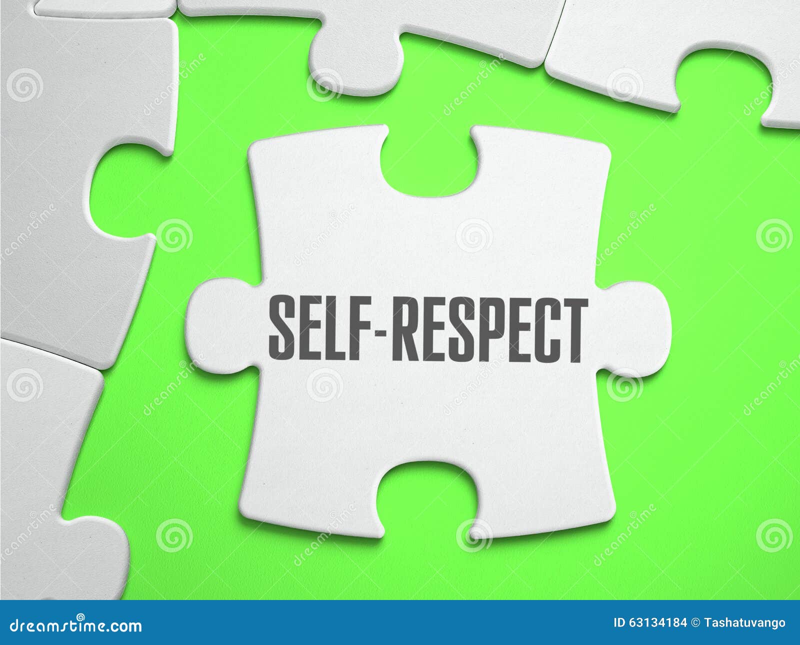 Self-Respect - Jigsaw Puzzle with Missing Pieces Stock Illustration ...