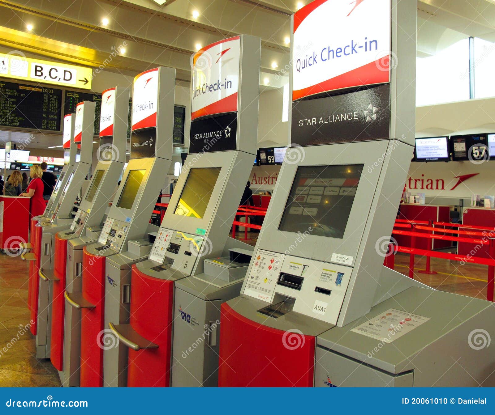 Self service computers editorial image. Image of airlines - 20061010