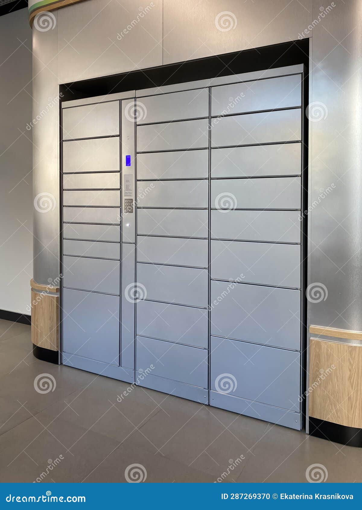 Self-service Parcel Automat. Automatic Terminal that Allows To Receive ...