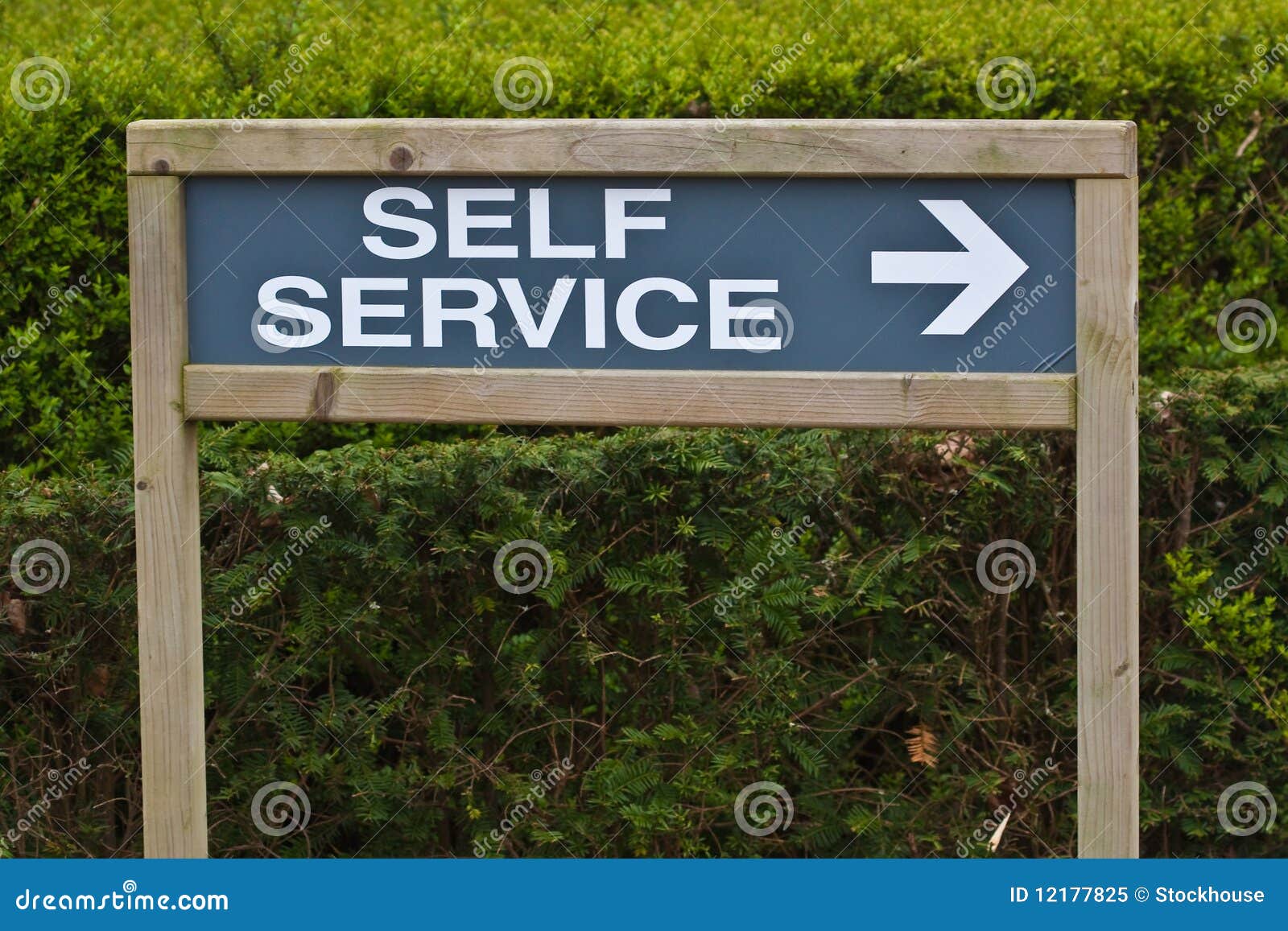 Self service sign stock image. Image of special, sign - 12177825