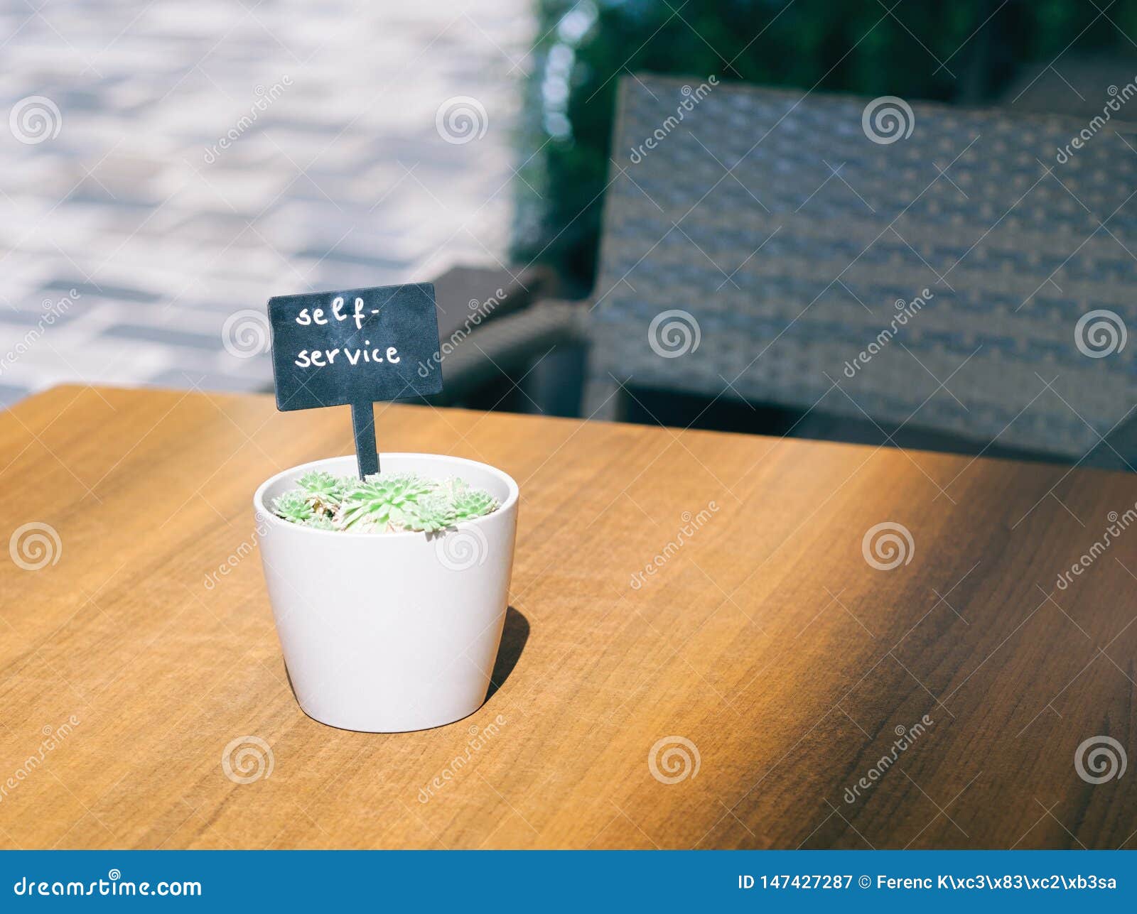 Self Service Sign stock image. Image of outdoor, black - 147427287