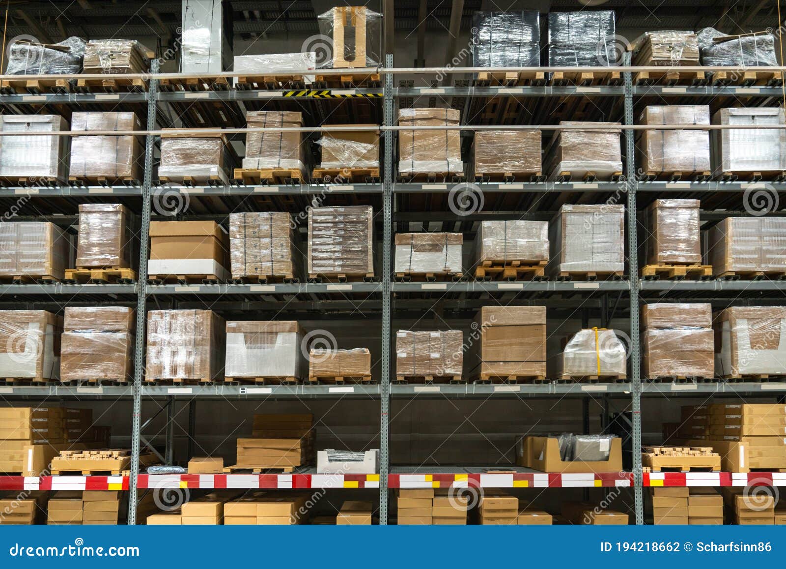 Self service warehouse stock photo. Image of indoors - 194218662