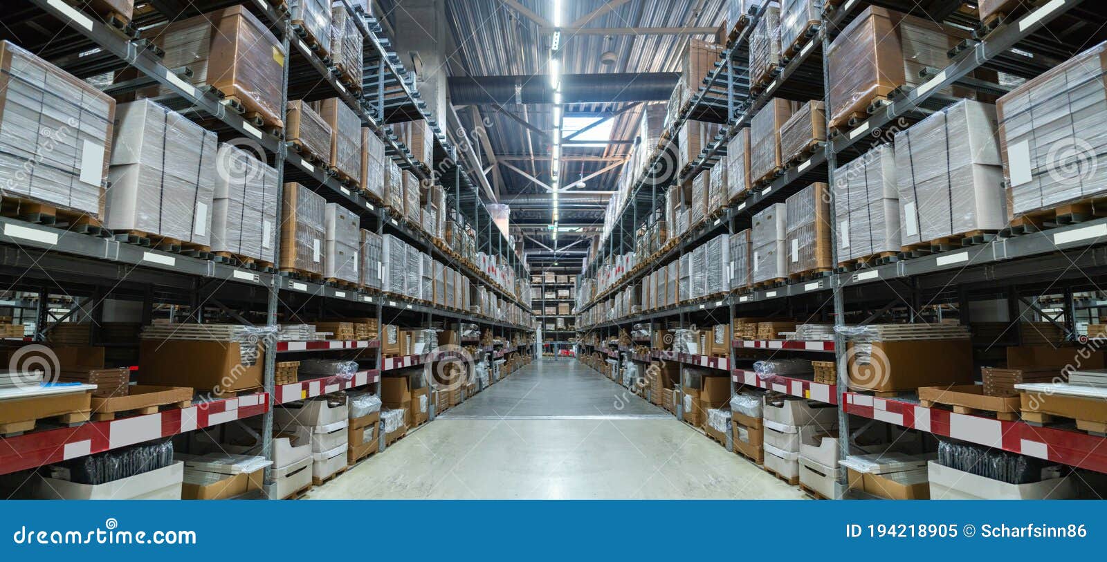 Self service warehouse stock image. Image of indoors - 194218905