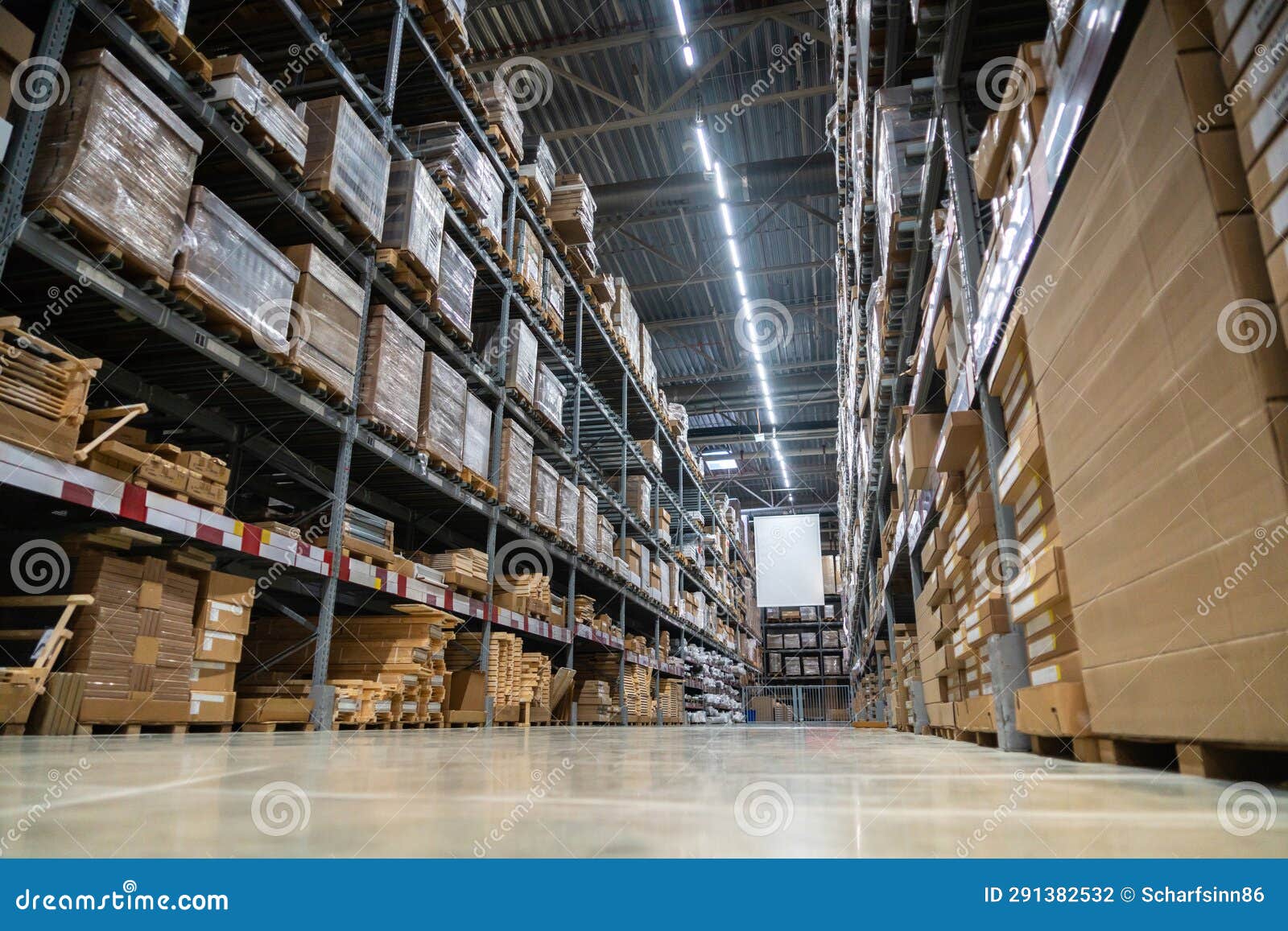 Self-service Warehouse in a Hardware Store Stock Photo - Image of ...