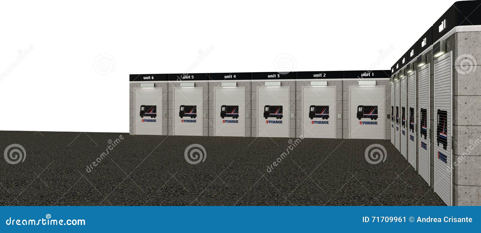 Self storage stock illustration. Illustration of access - 71709961