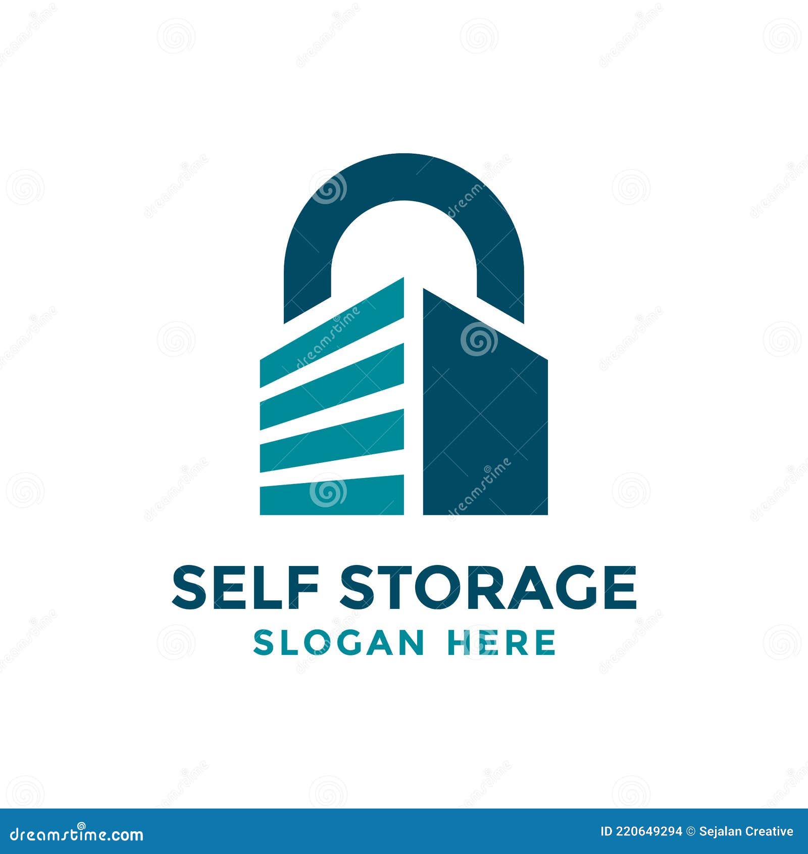 Self Storage Logo Design Template Stock Vector - Illustration of ...