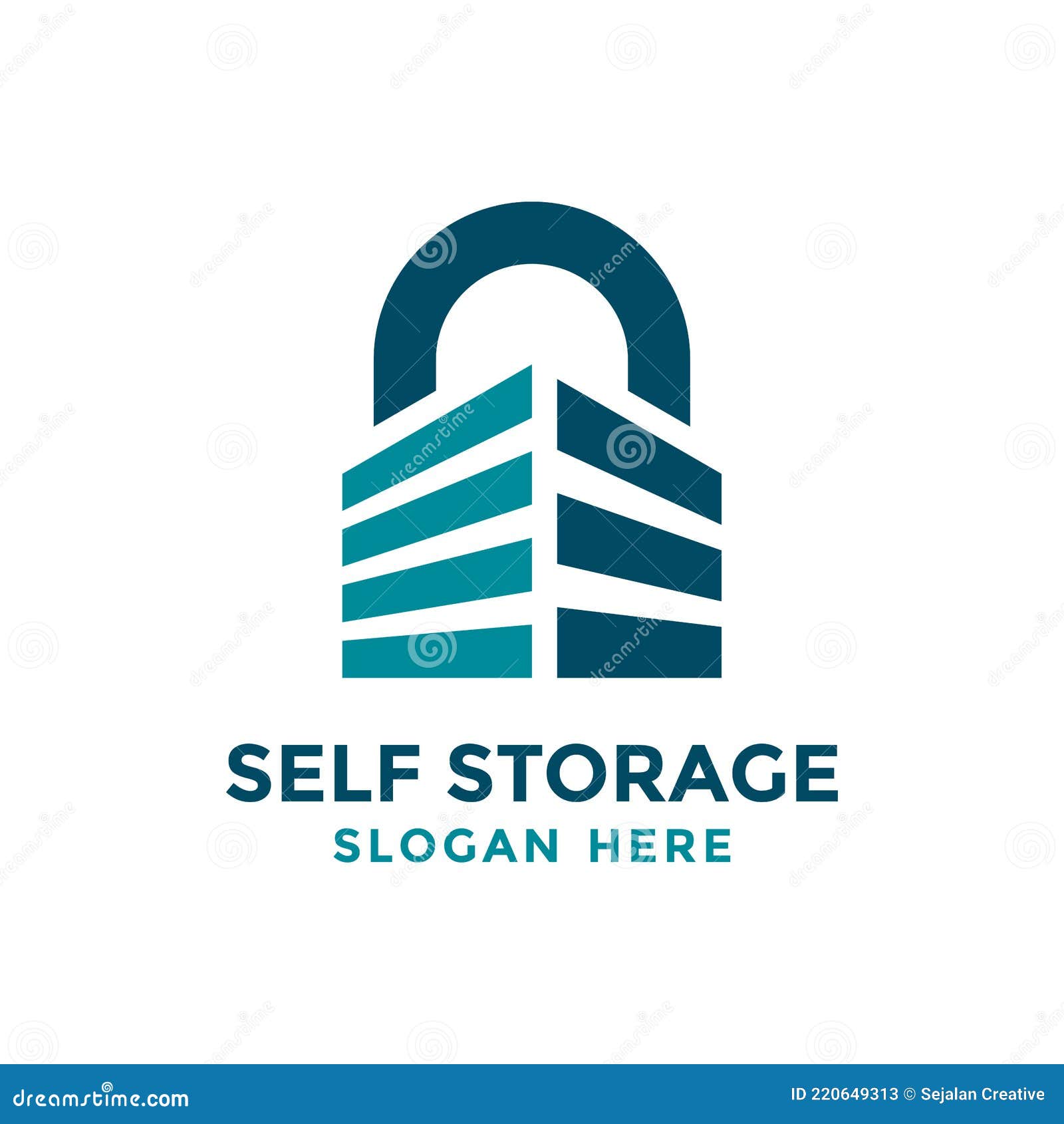 Self Storage Logo Design Template Stock Vector - Illustration of ...