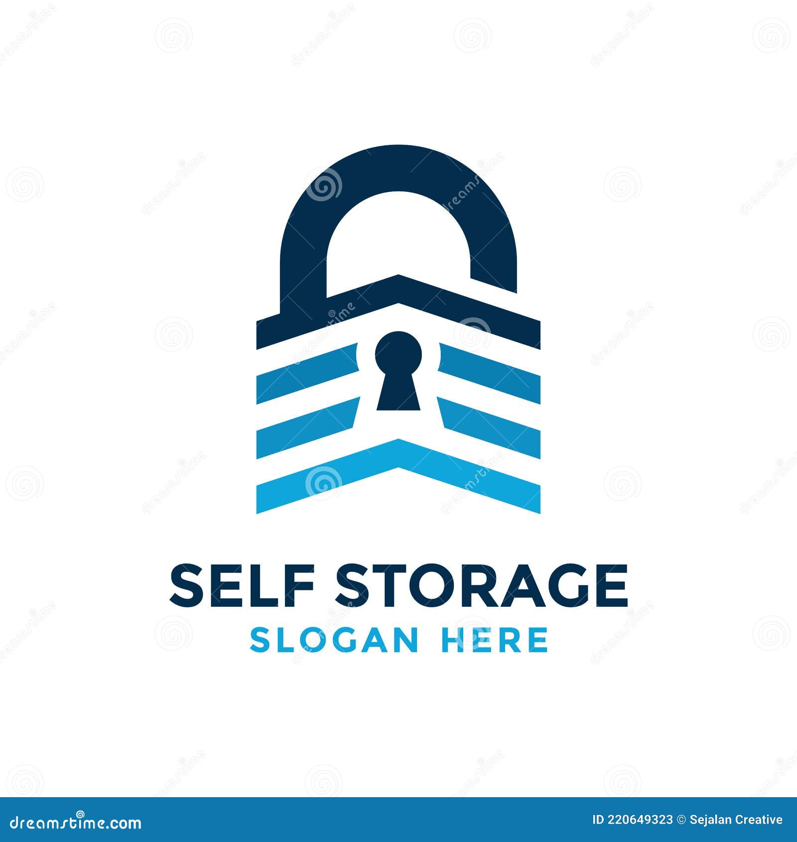 Self Storage Logo Design Template Stock Vector - Illustration of ...