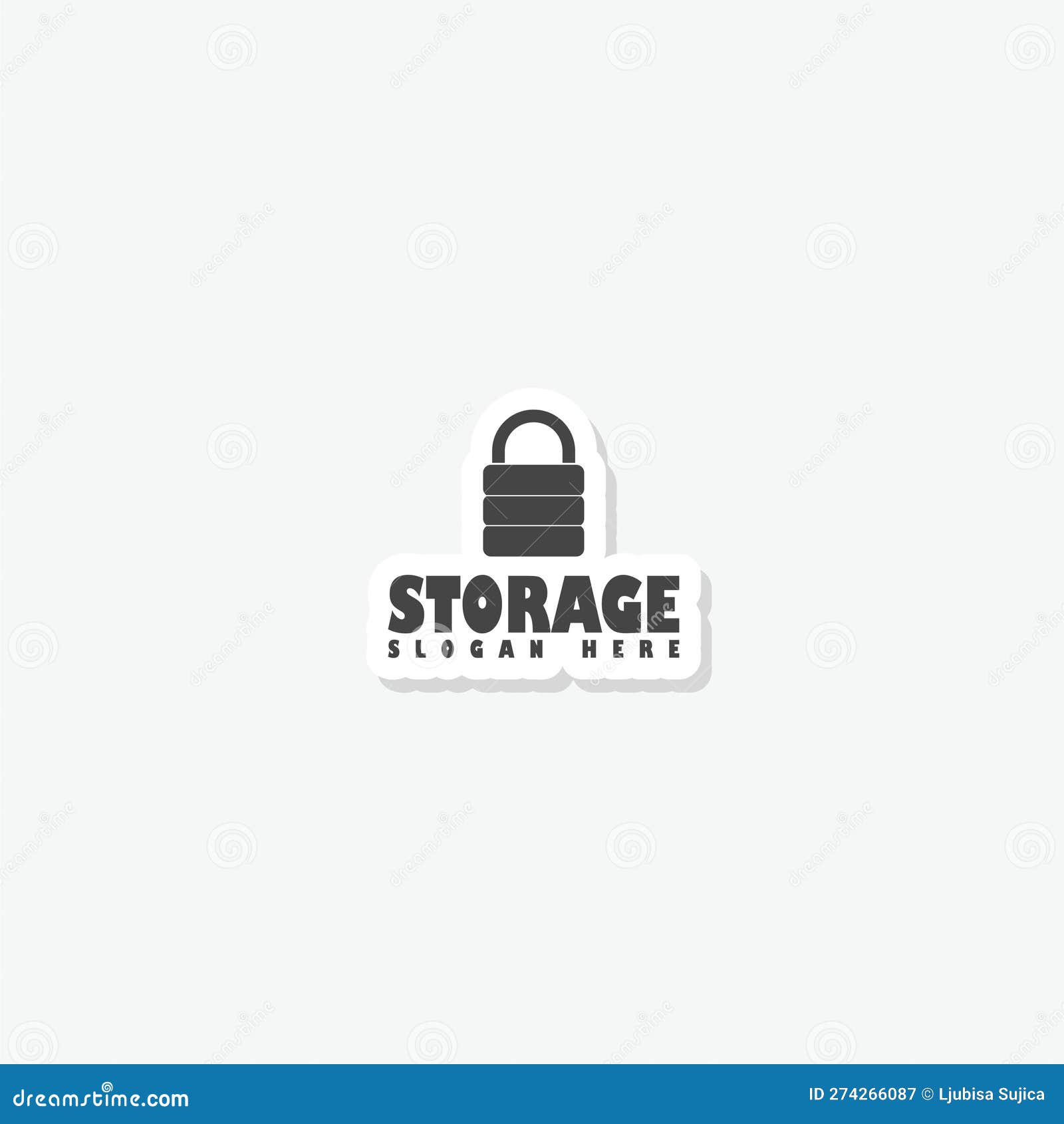 Storage Logo In Large Modern Data Center With Multiple Rows Of Network ...