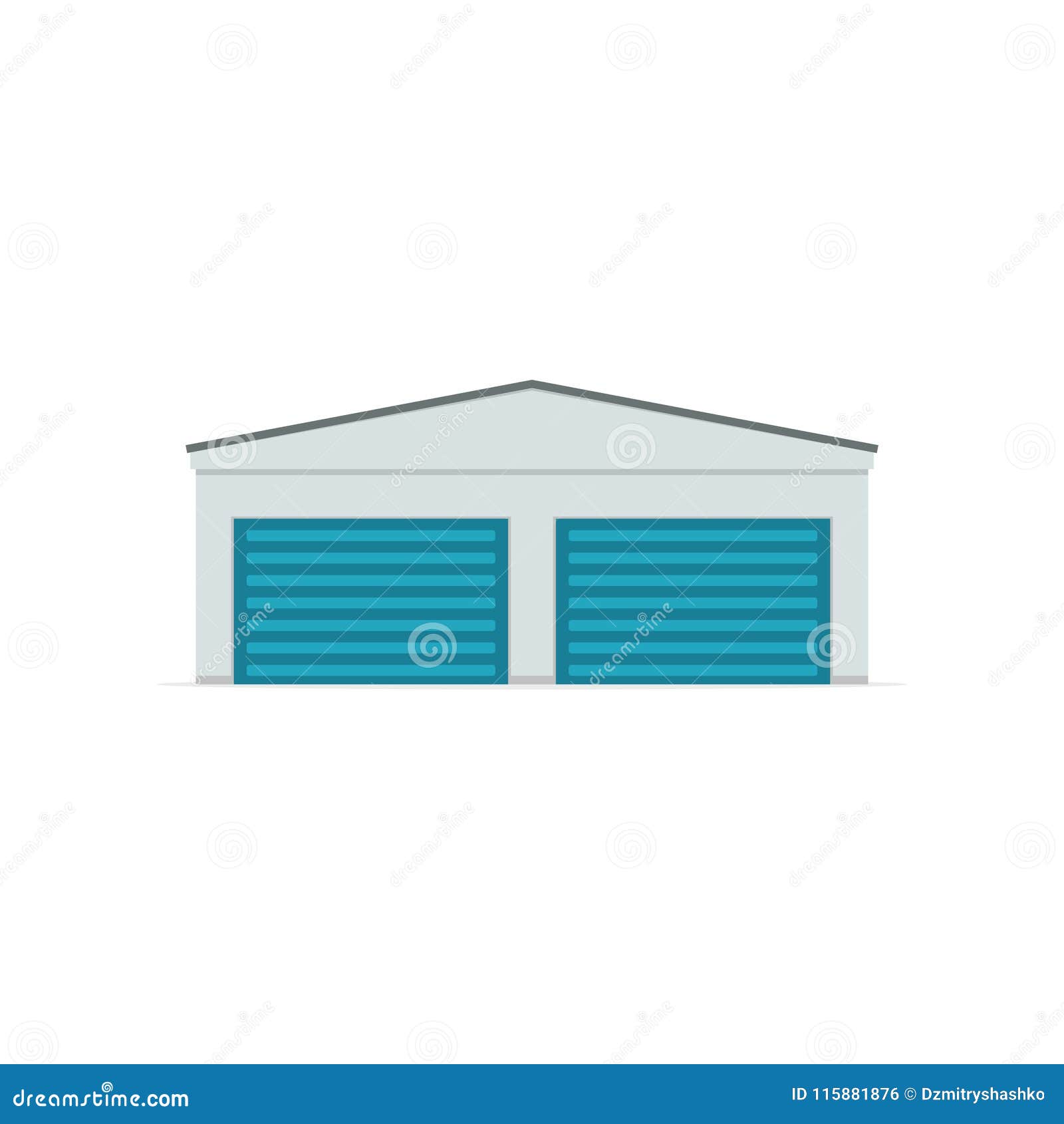 Self storage unit icon stock vector. Illustration of responsive - 115881876