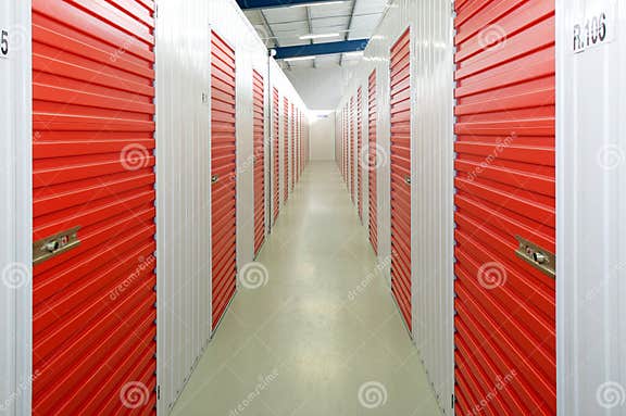 Self storage units stock photo. Image of room, hallway - 40548796