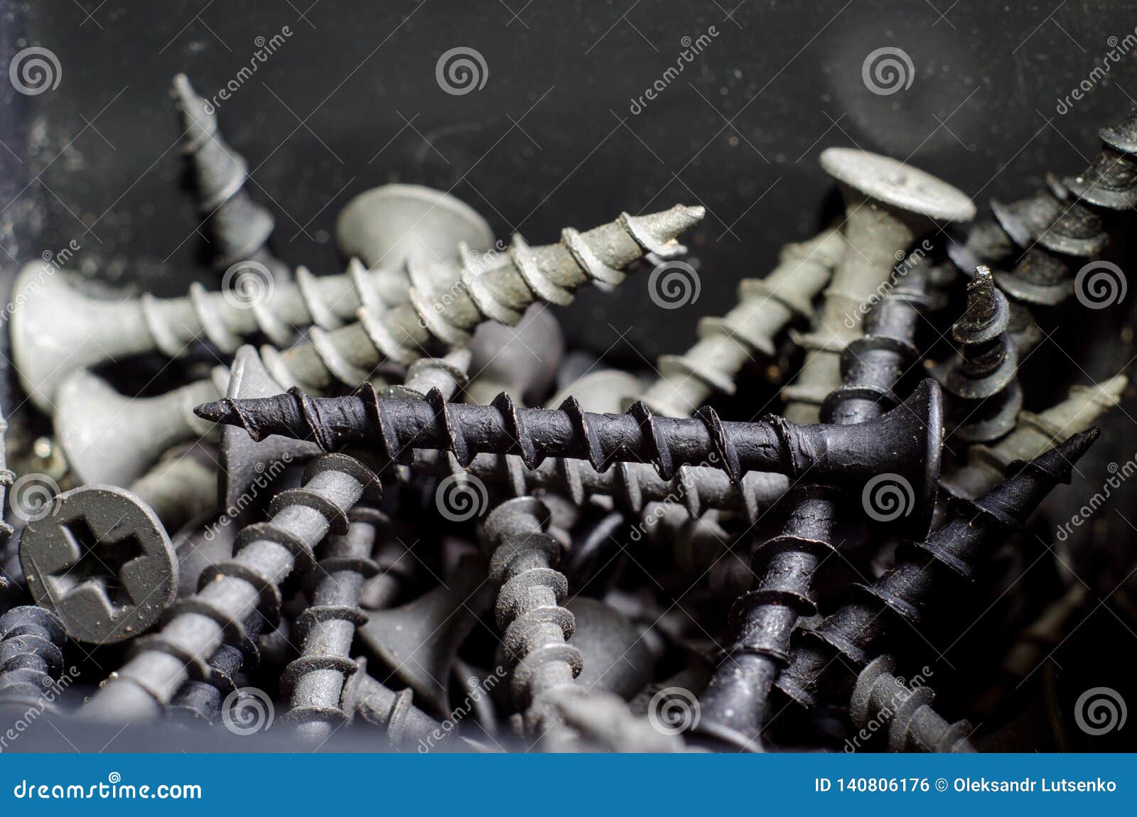 A self-tapping stock photo. Image of macro, construction - 140806176