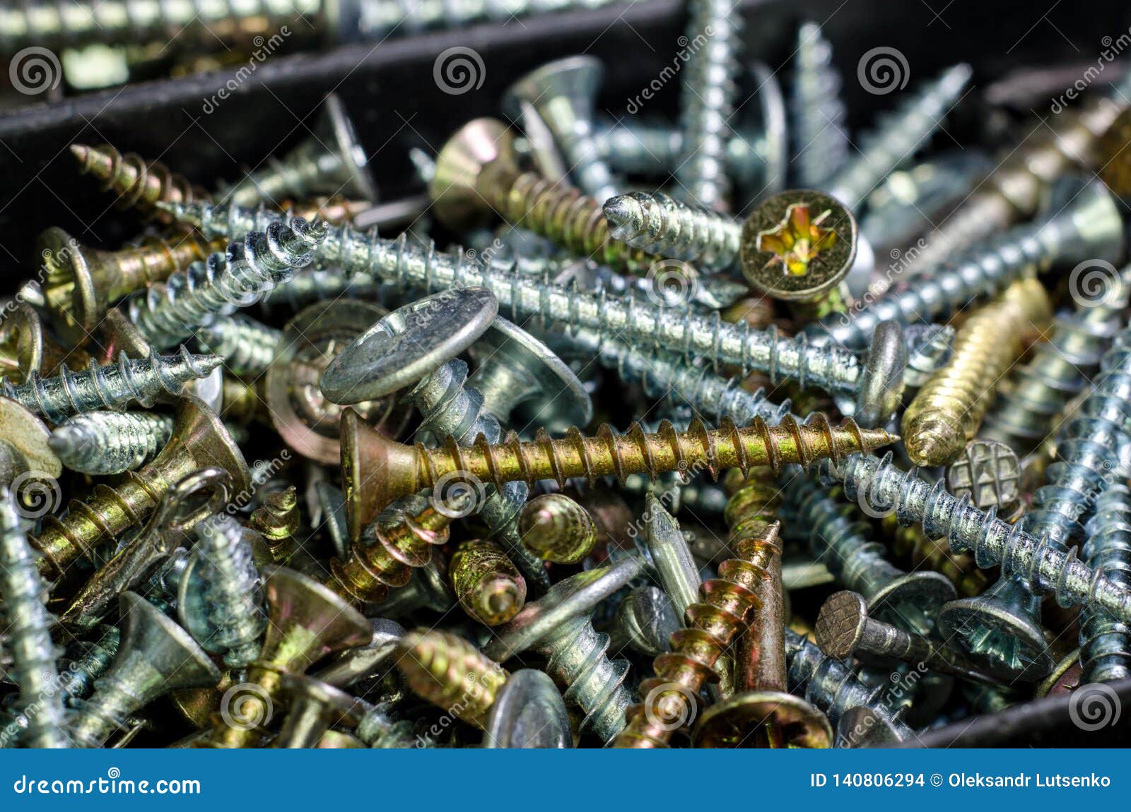 A self-tapping stock photo. Image of steel, silver, building - 140806294