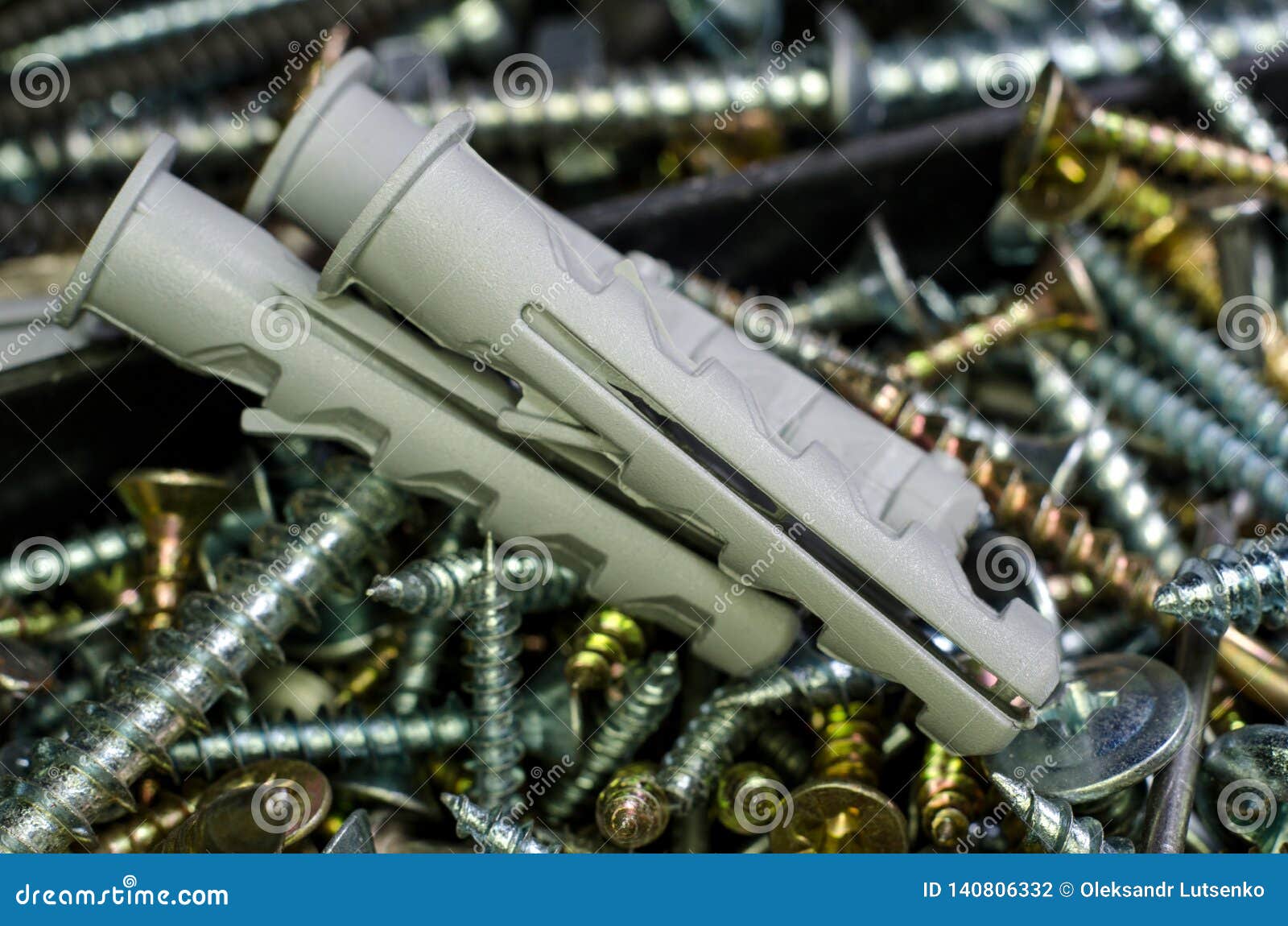 A self-tapping stock photo. Image of industrial, grey - 140806332