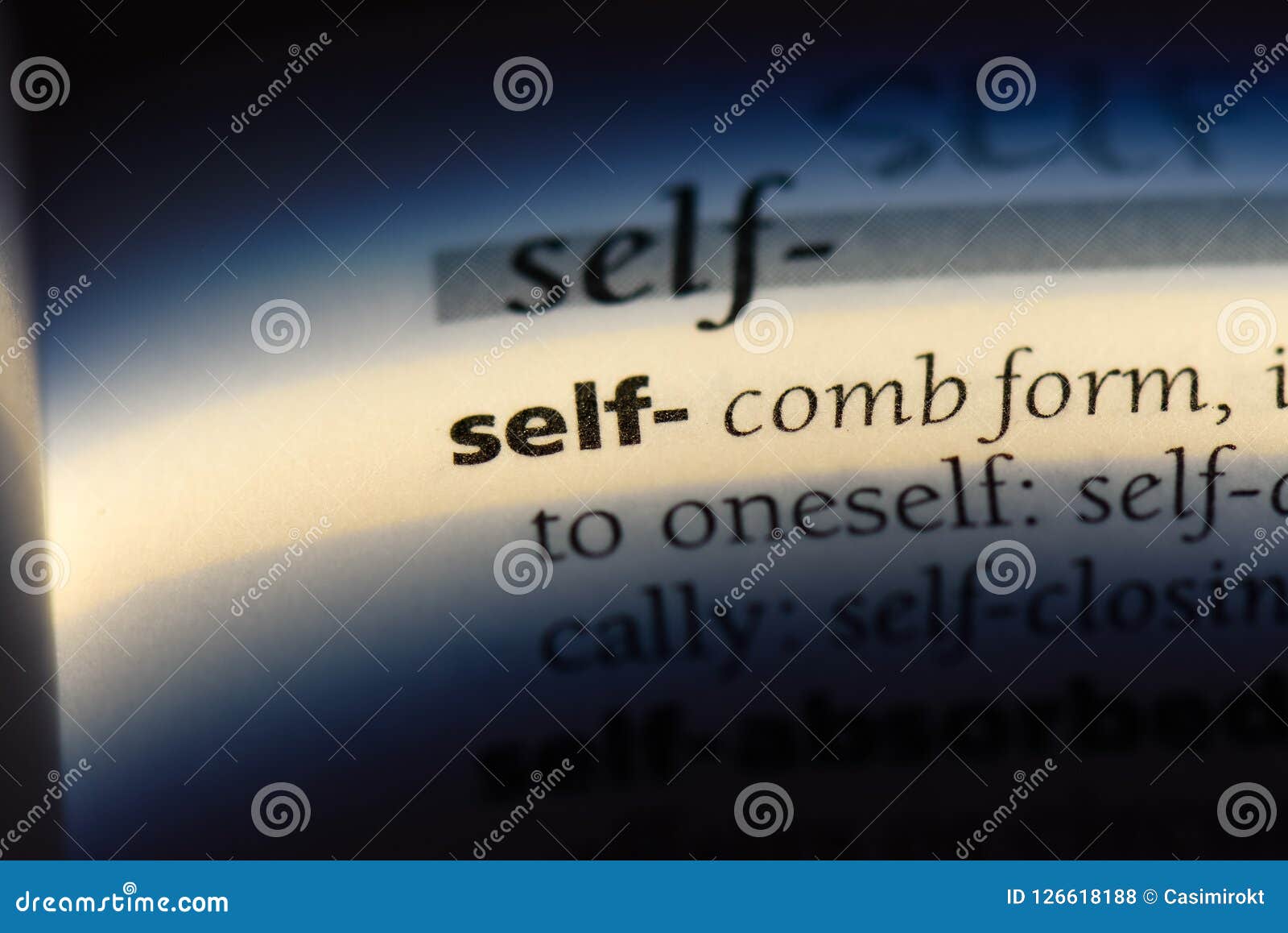 Self stock photo. Image of idea, page, english, isolated - 126618188