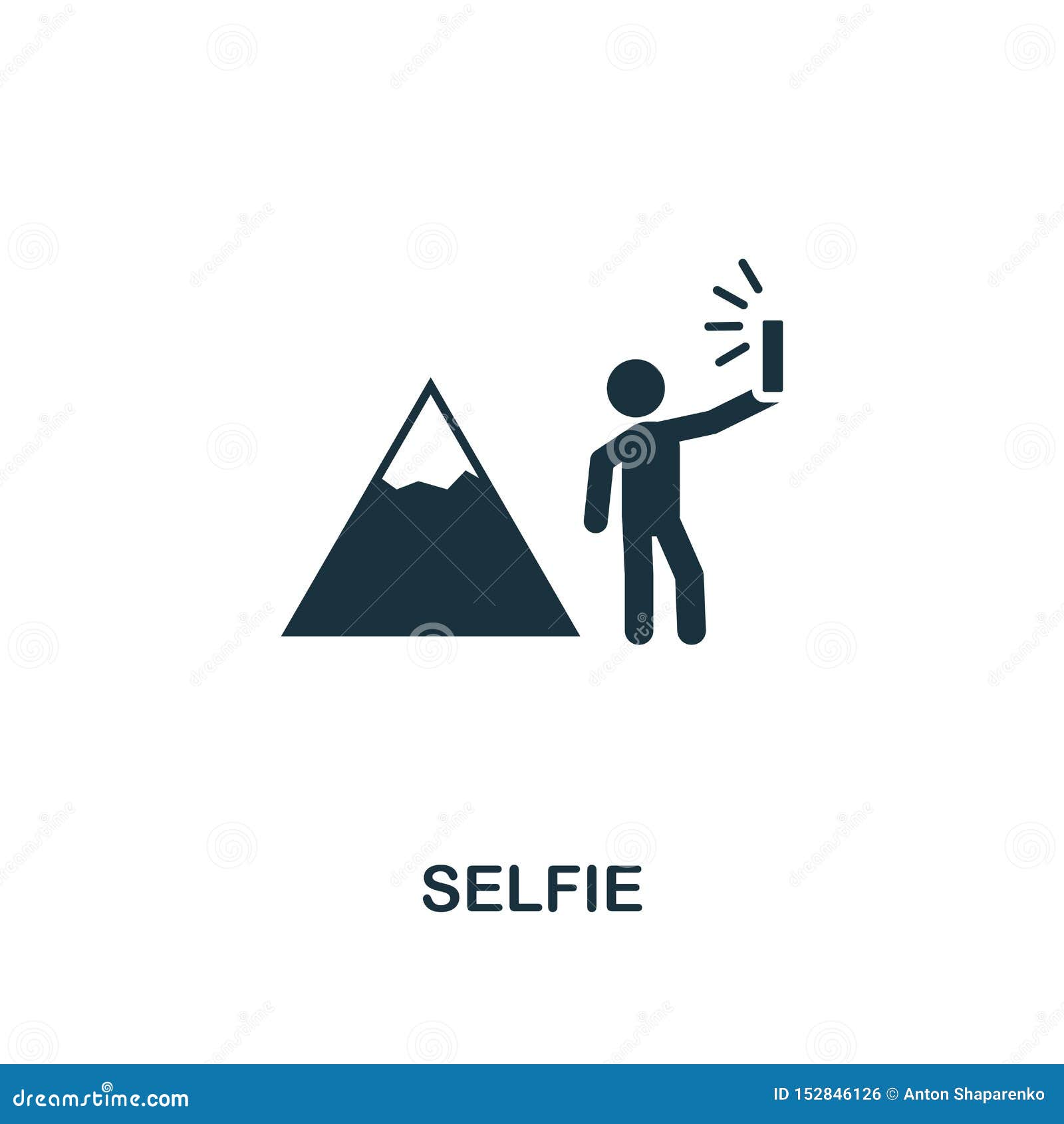Selfie Icon. Creative Element Design from Tourism Icons Collection ...