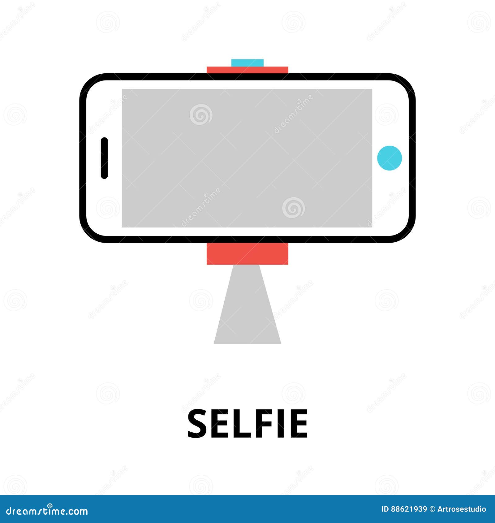 Selfie Icon, Vector Illustration for Graphic and Web Design Stock ...