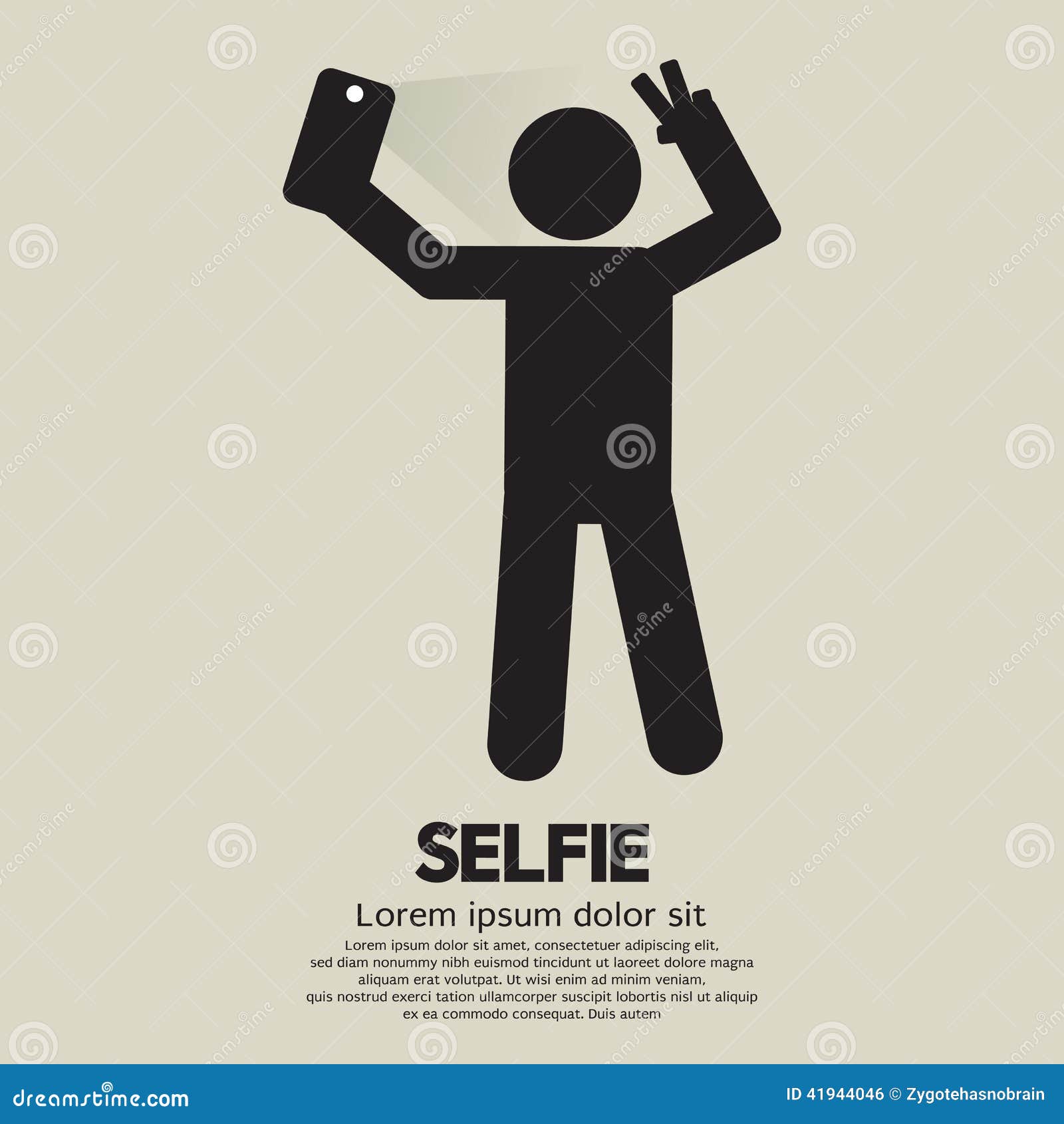 Selfie People Sign stock vector. Illustration of beautiful - 41944046