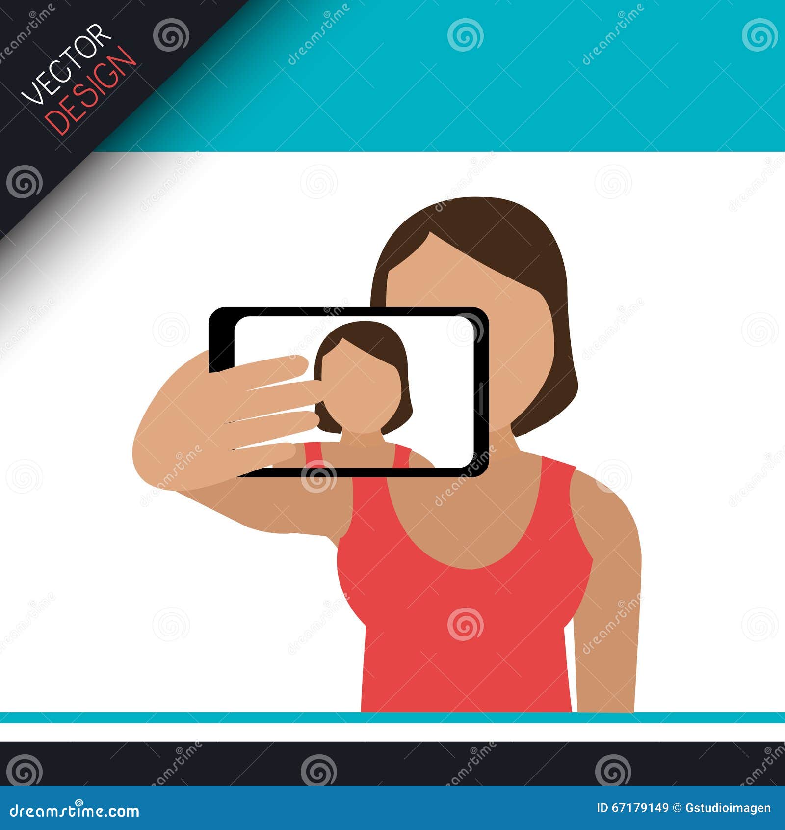 Selfie photography design stock vector. Illustration of camera - 67179149