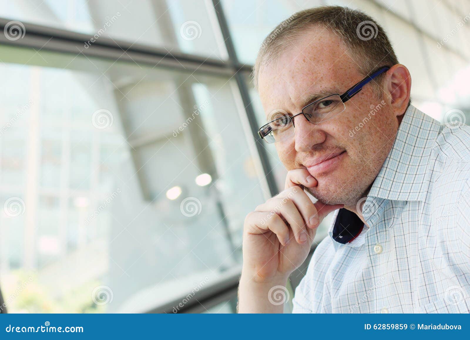 Selfie Portrait of a Handsome 35 Years Old Man Stock Image - Image of ...