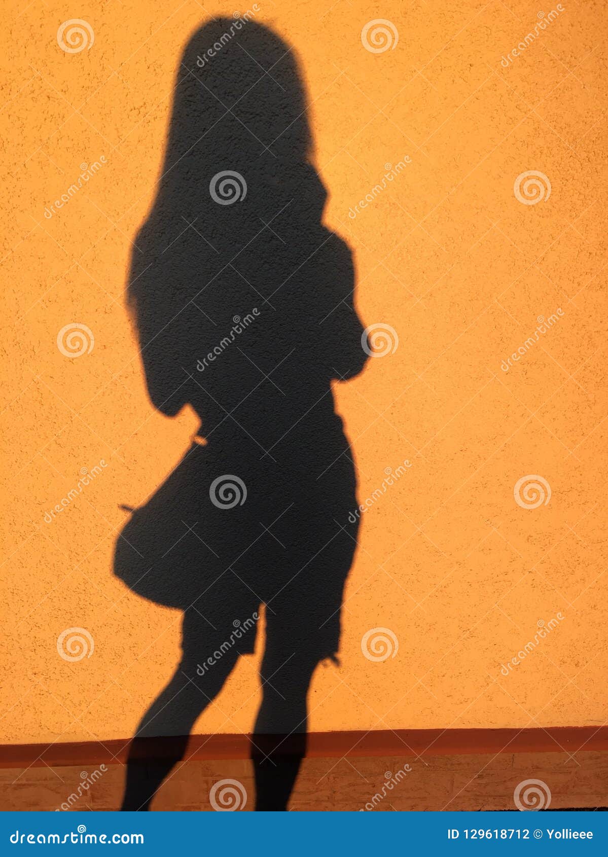 A Silhouette Selfie Against A Striking Sunset Or Sunrise Backgr Royalty ...