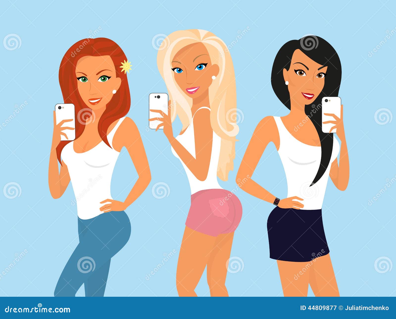 Belfie Clipart And Illustrations