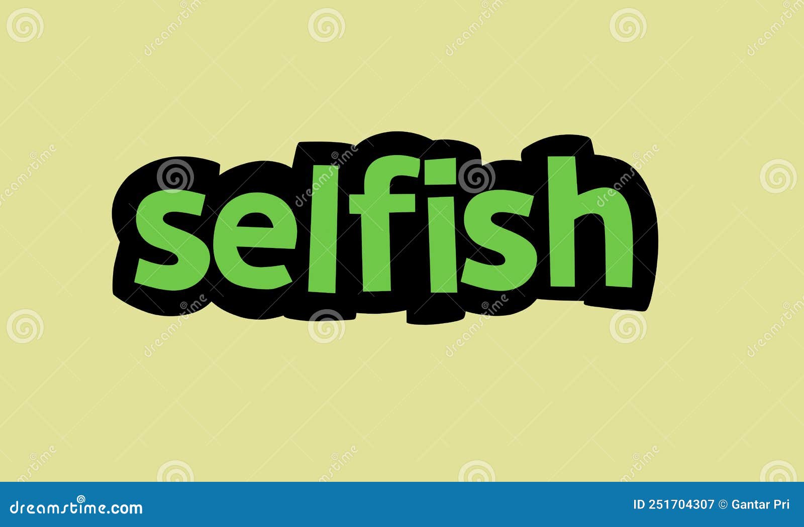 Selfish And Selfless In Balance - Pictured As A Scale And Words Selfish ...