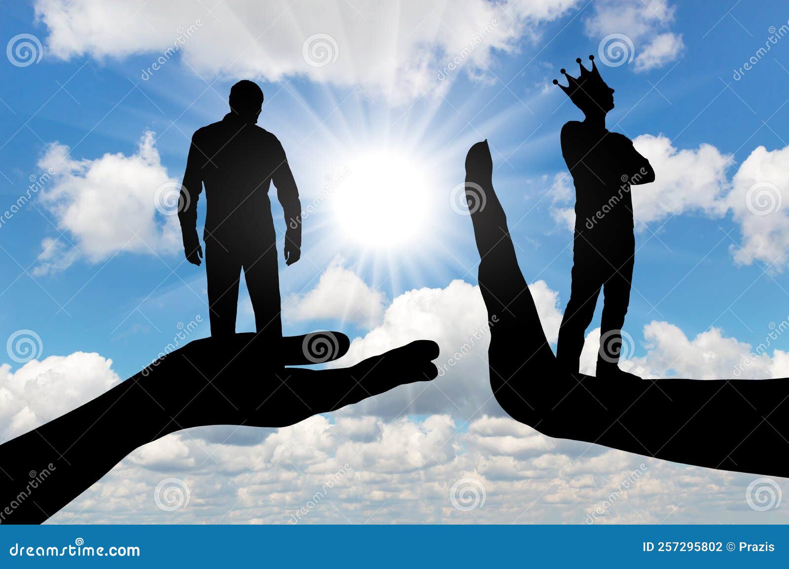 Selfishness And Arrogance. Arrogant People, A Woman And A Man With A ...