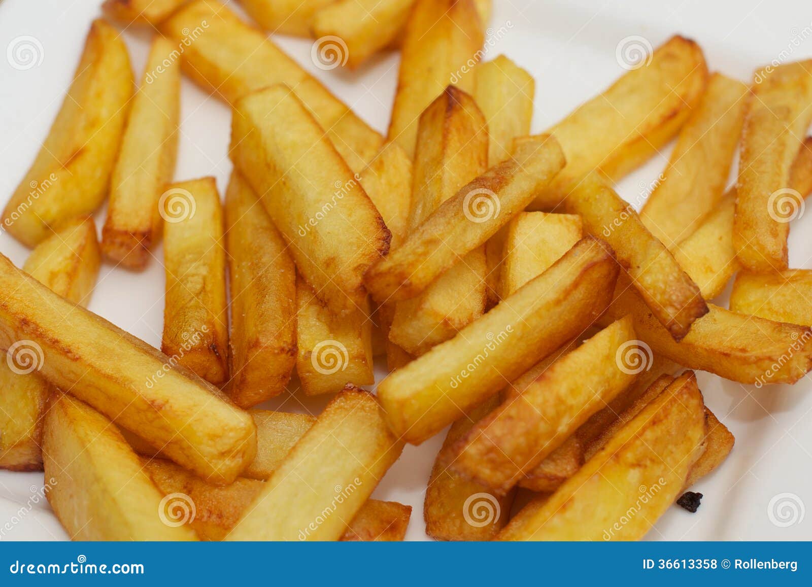 Selfmade fries stock photo. Image of brown, french, plate - 36613358