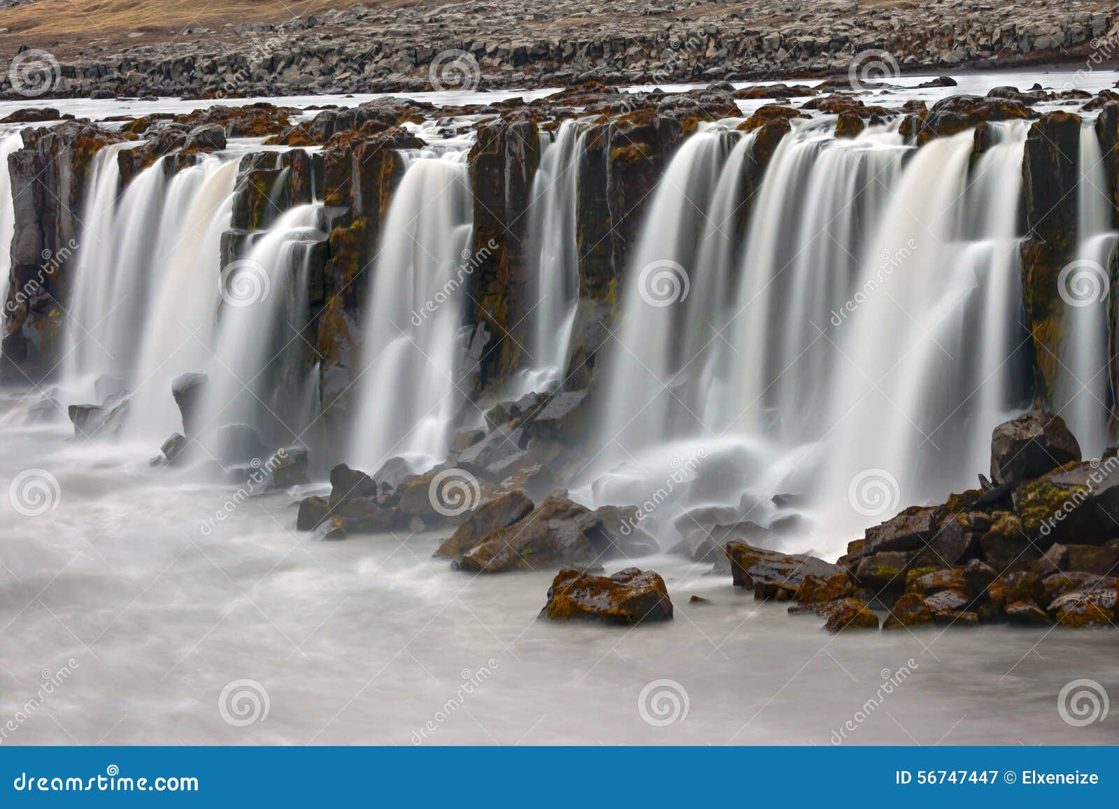 The Selfoss Waterfall in Iceland Stock Image - Image of europe ...