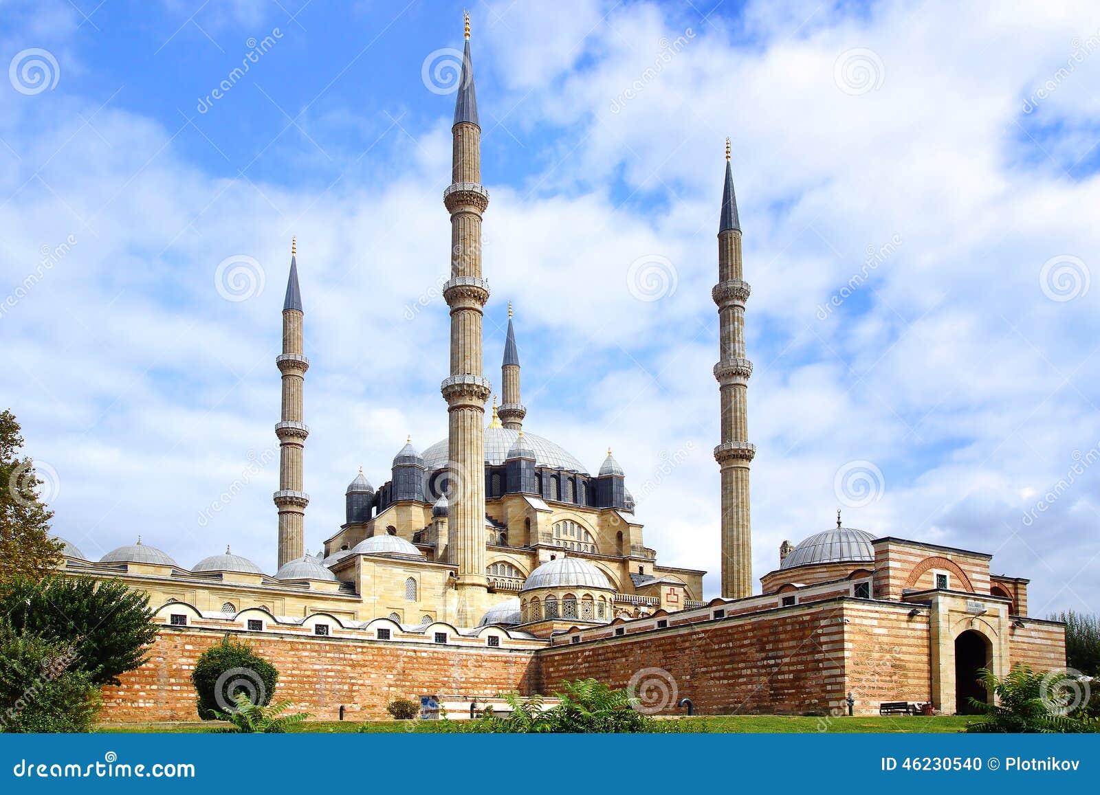 Selimiye Moschee, Edirne stockfoto. Bild von platz, klassisch - 46230540