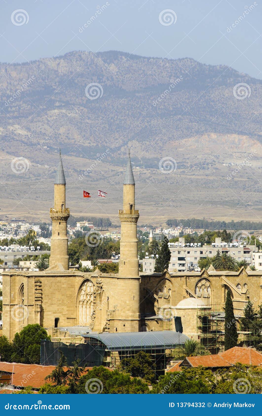 Selimiye Mosque stock photo. Image of muslim, north, former - 13794332