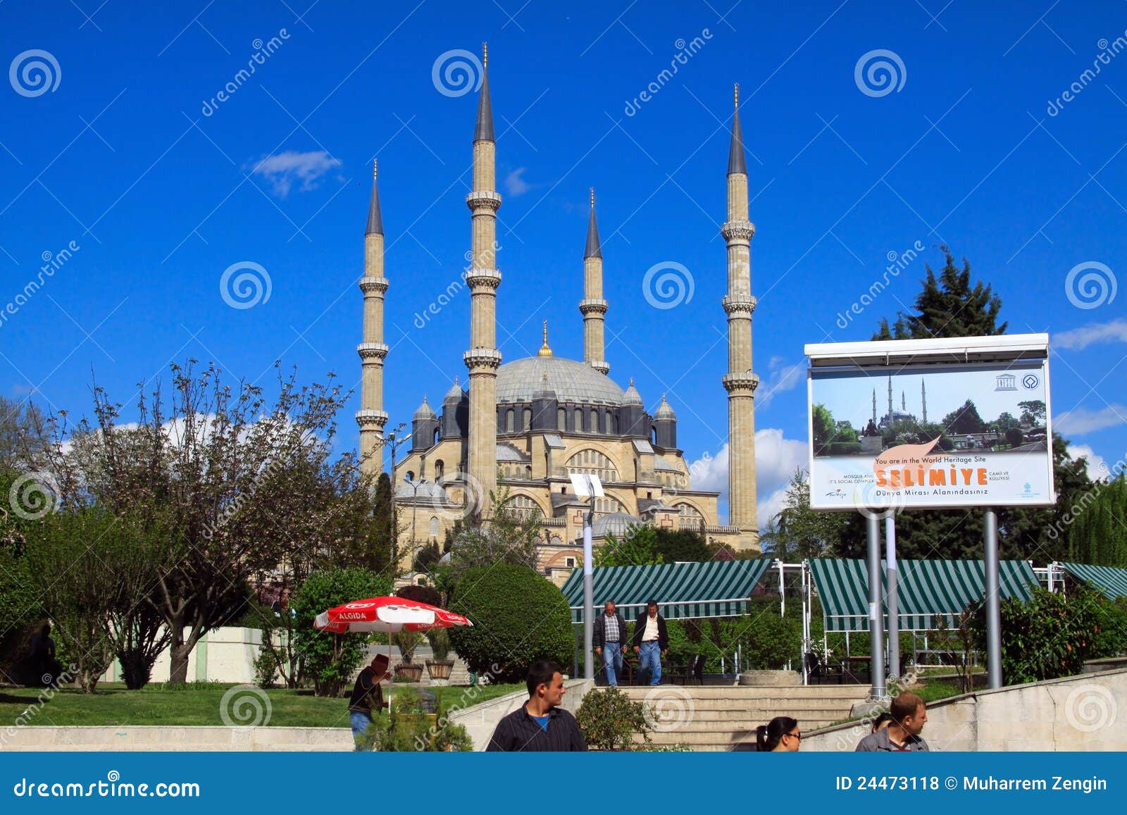 Selimiye Mosque editorial stock photo. Image of capital - 24473118