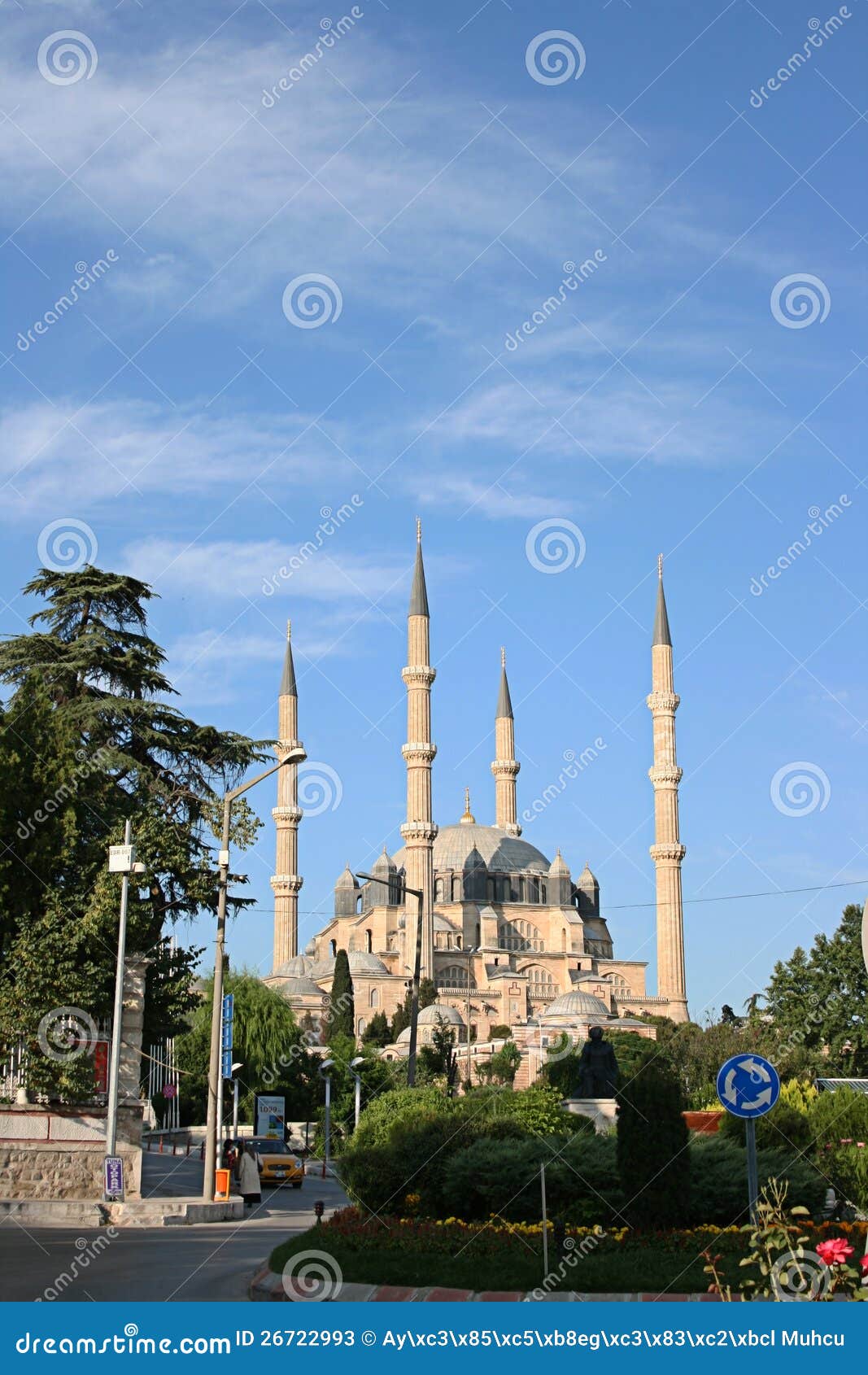 Selimiye Mosque editorial stock photo. Image of fast - 26722993