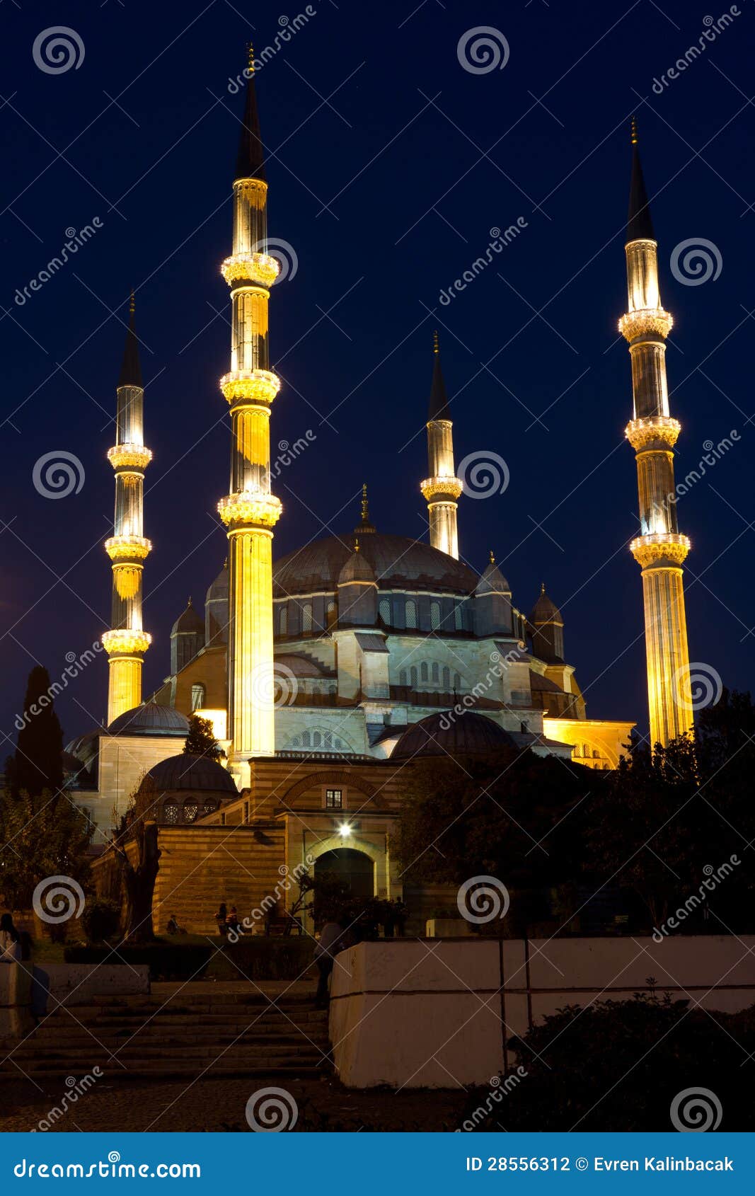 Selimiye Mosque stock photo. Image of turkey, mimar, famous - 28556312