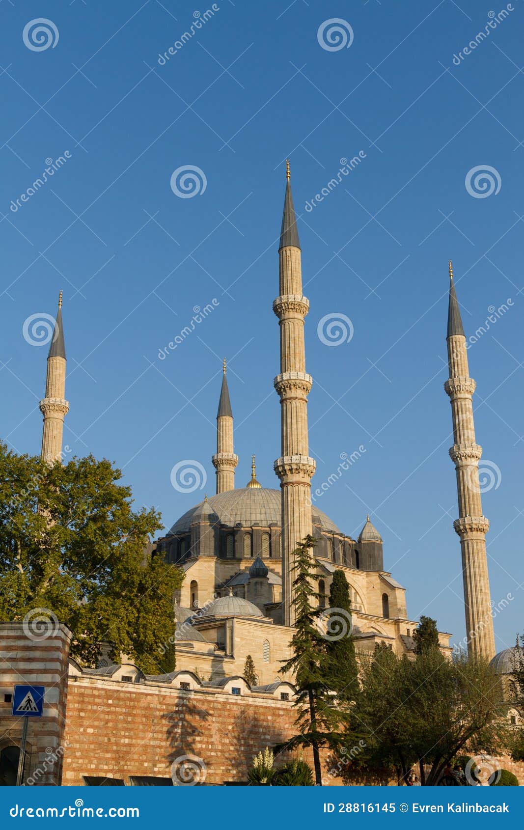Selimiye Mosque stock image. Image of building, turkey - 28816145