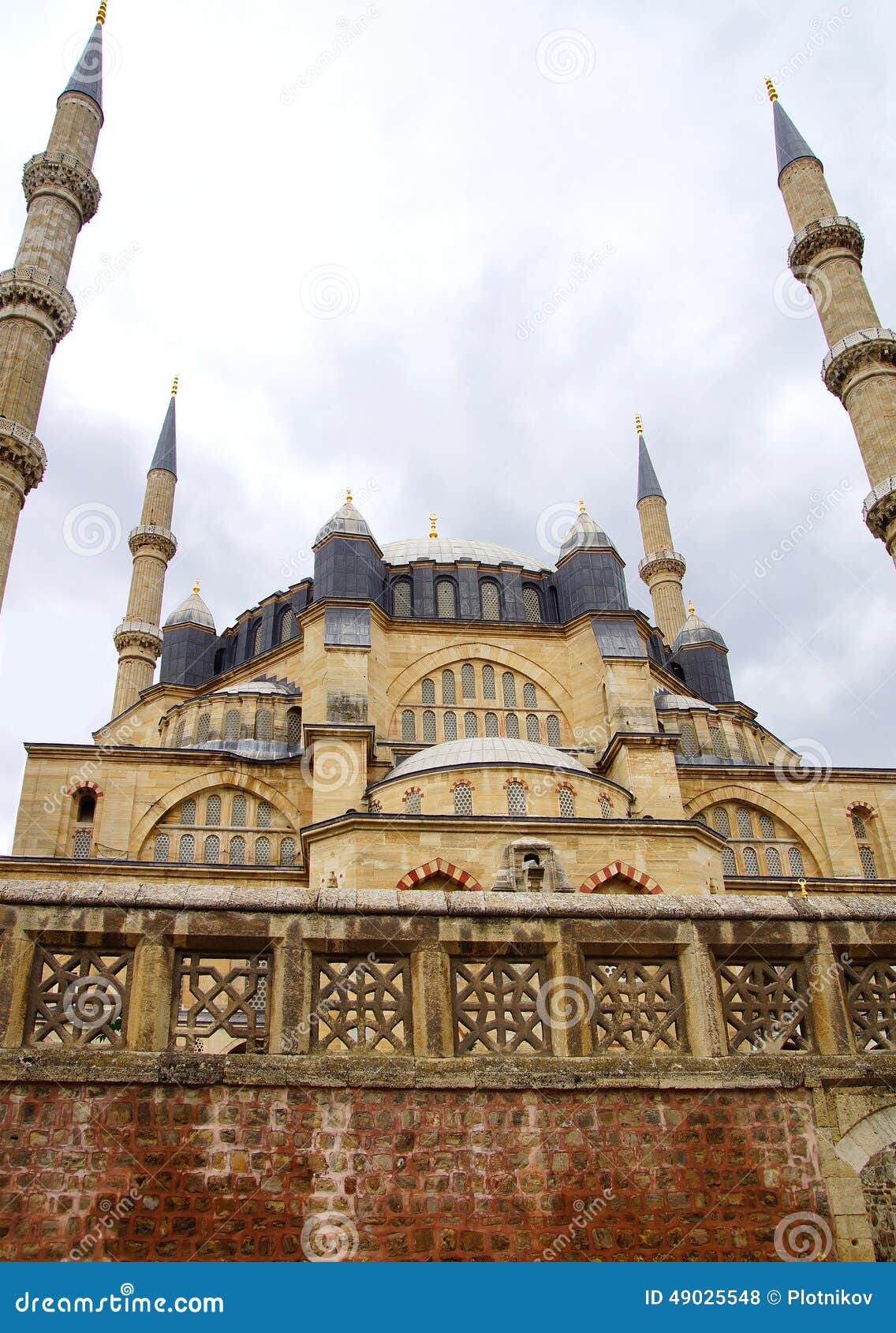 Selimiye Mosque, Edirne stock photo. Image of edirne - 49025548