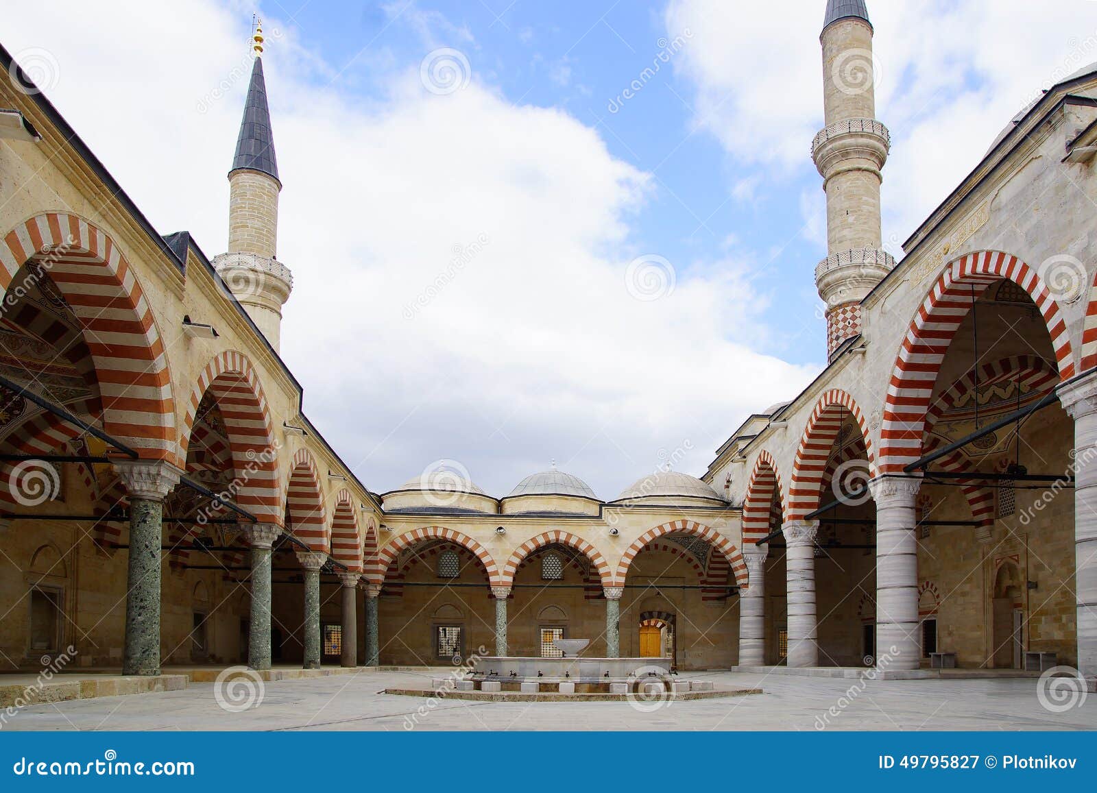Selimiye Mosque, Edirne stock image. Image of outside - 49795827