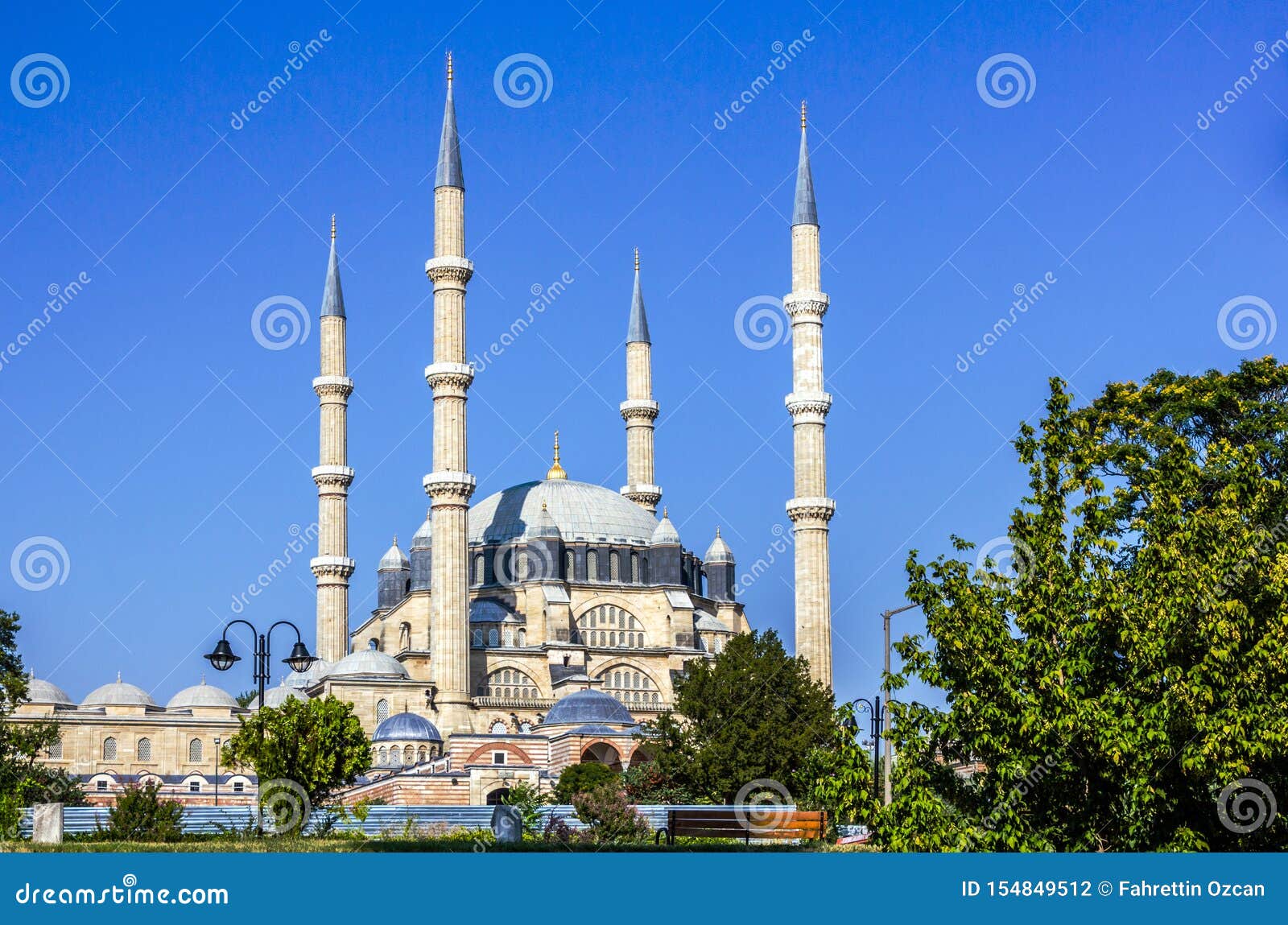 Selimiye Mosque in Edirne Turkey Stock Photo - Image of monument, dome ...