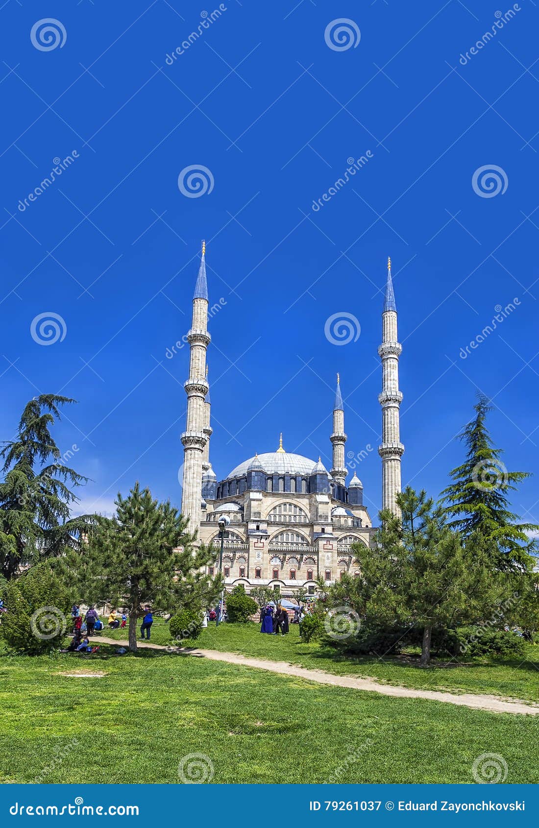 Selimiye Mosque, Edirne, Turkey Stock Image - Image of history, empire ...