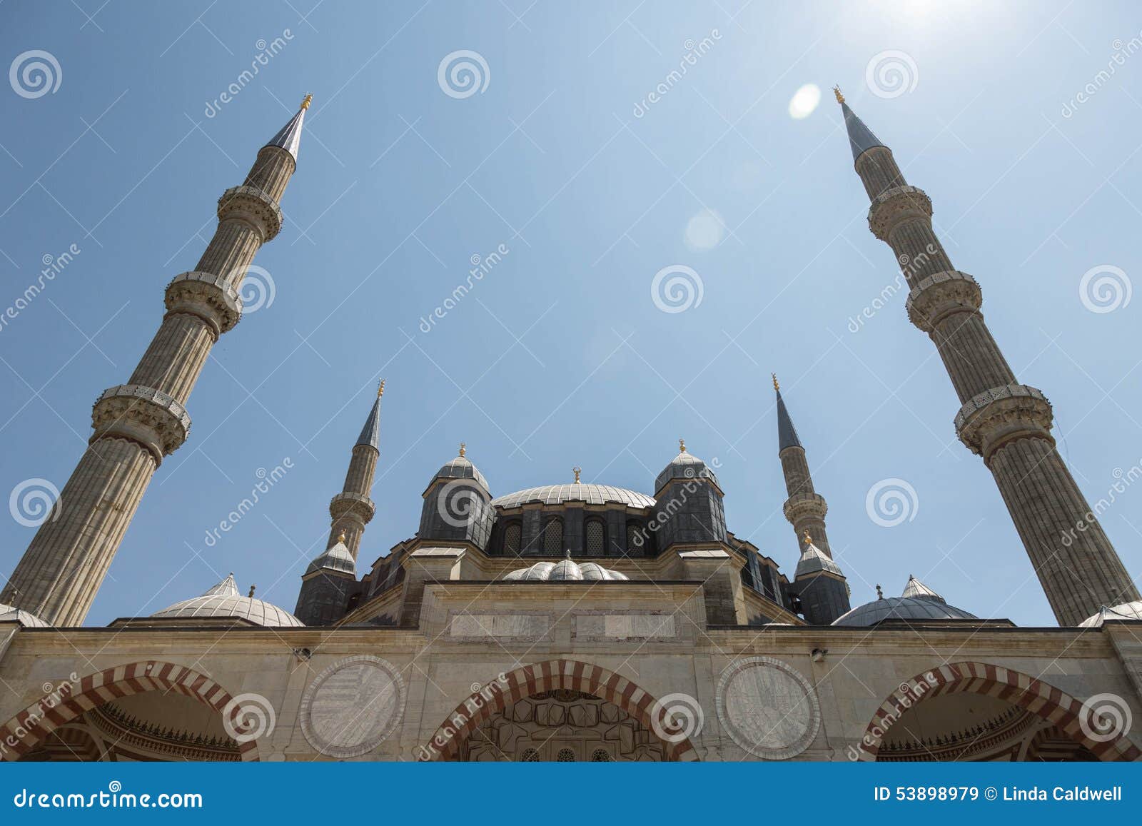 Selimiye Mosque, Edirne, Turkey Stock Image - Image of minaret ...