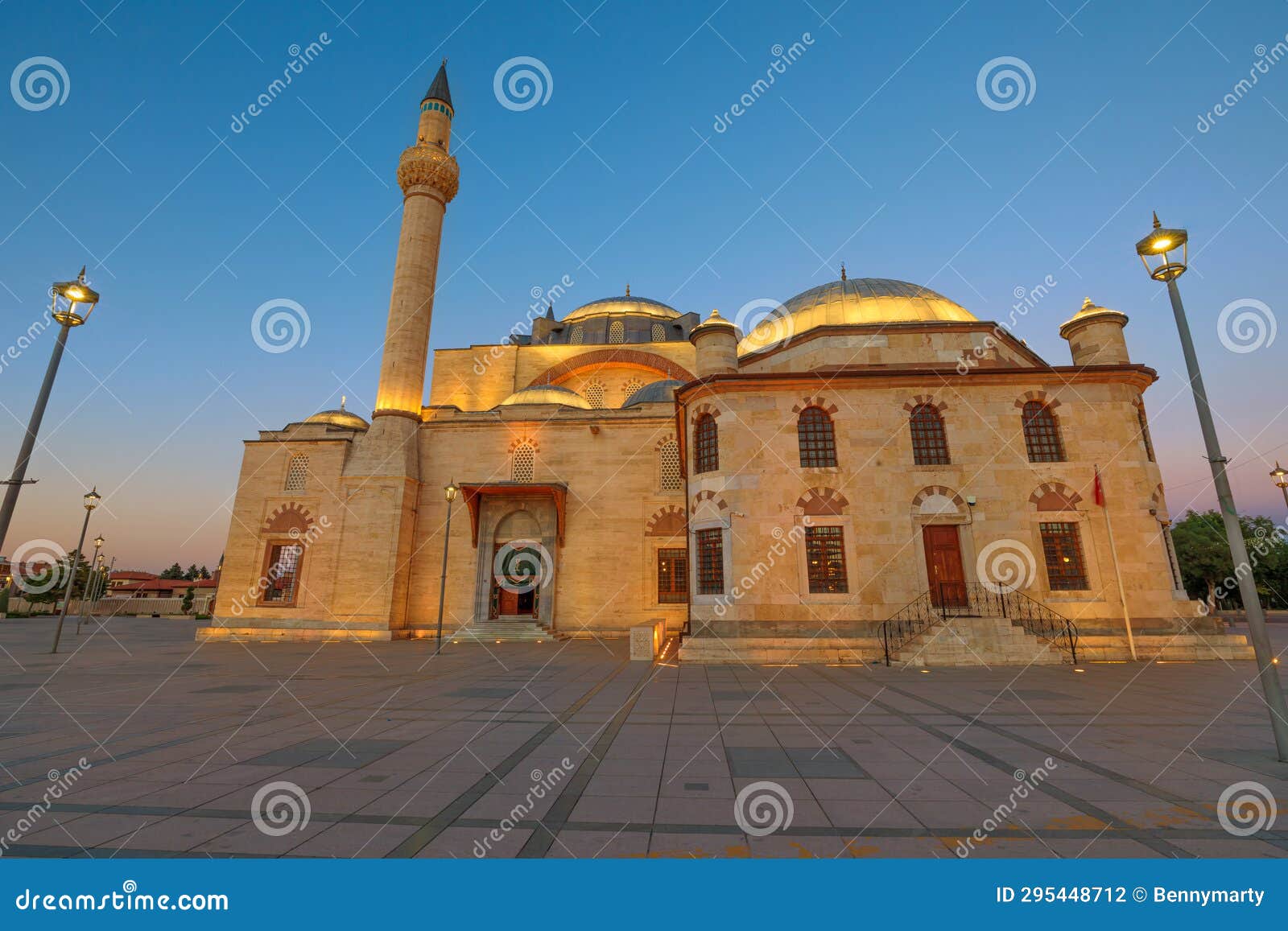 Selimiye Mosque of Konya in Turkey Stock Photo - Image of turkey, type ...