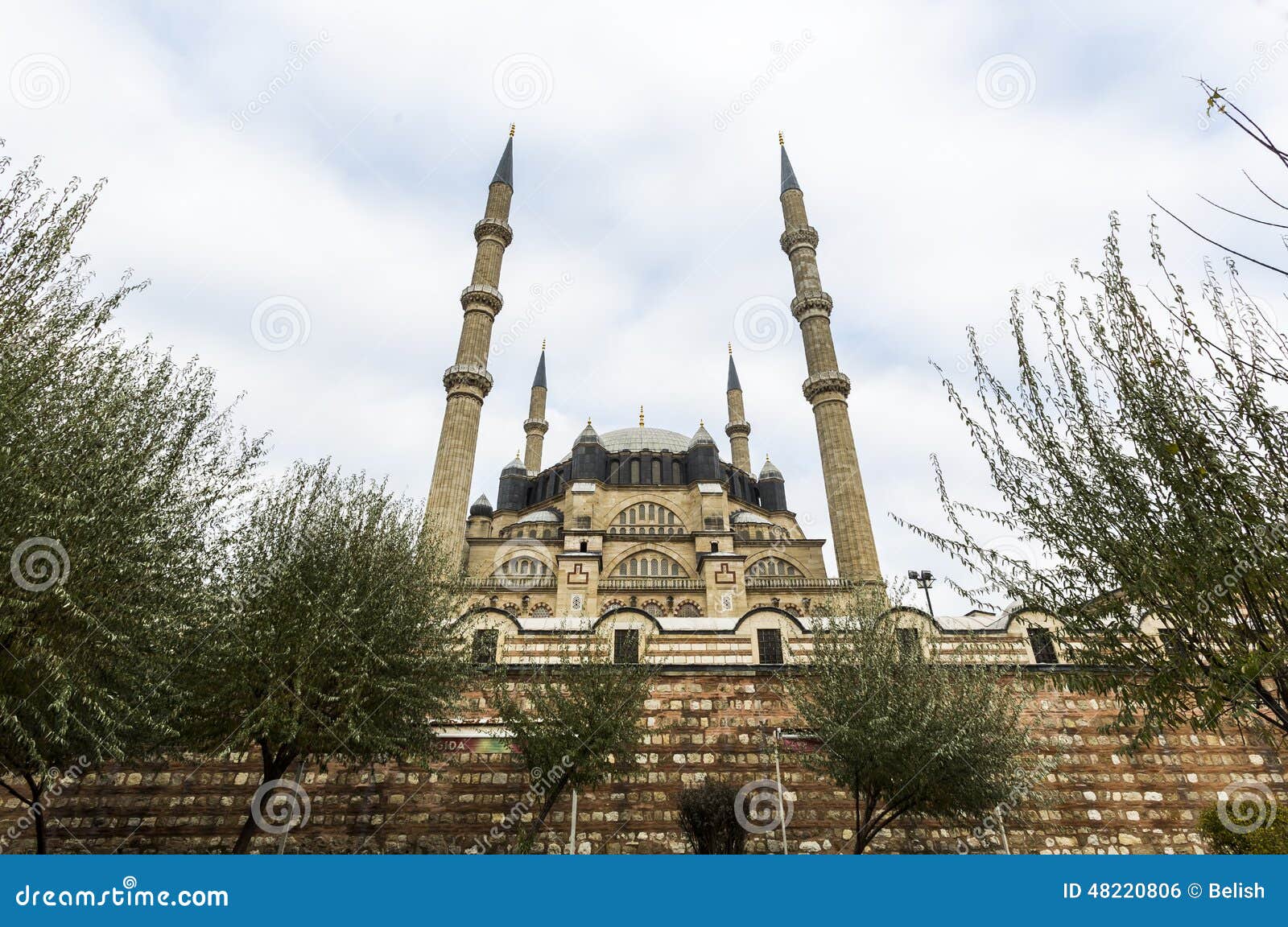 Selimiye Mosque stock photo. Image of horizontal, ideas - 48220806