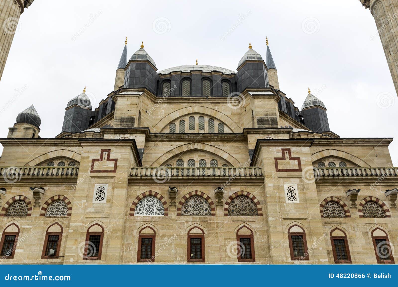 Selimiye Mosque stock photo. Image of turkey, minaret - 48220866
