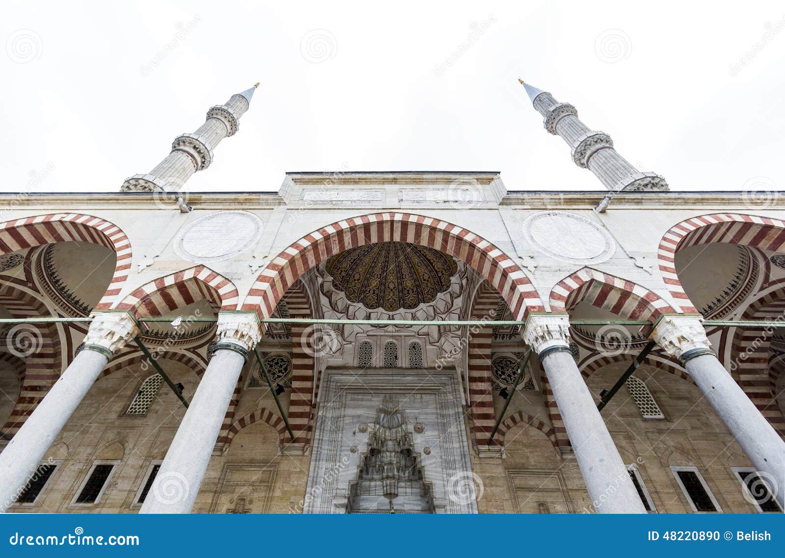 Selimiye Mosque stock photo. Image of people, colorful - 48220890
