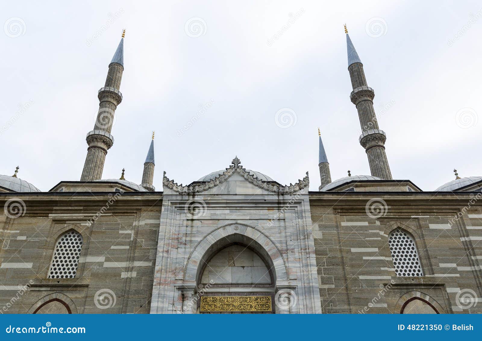 Selimiye Mosque stock photo. Image of allah, view, people - 48221350