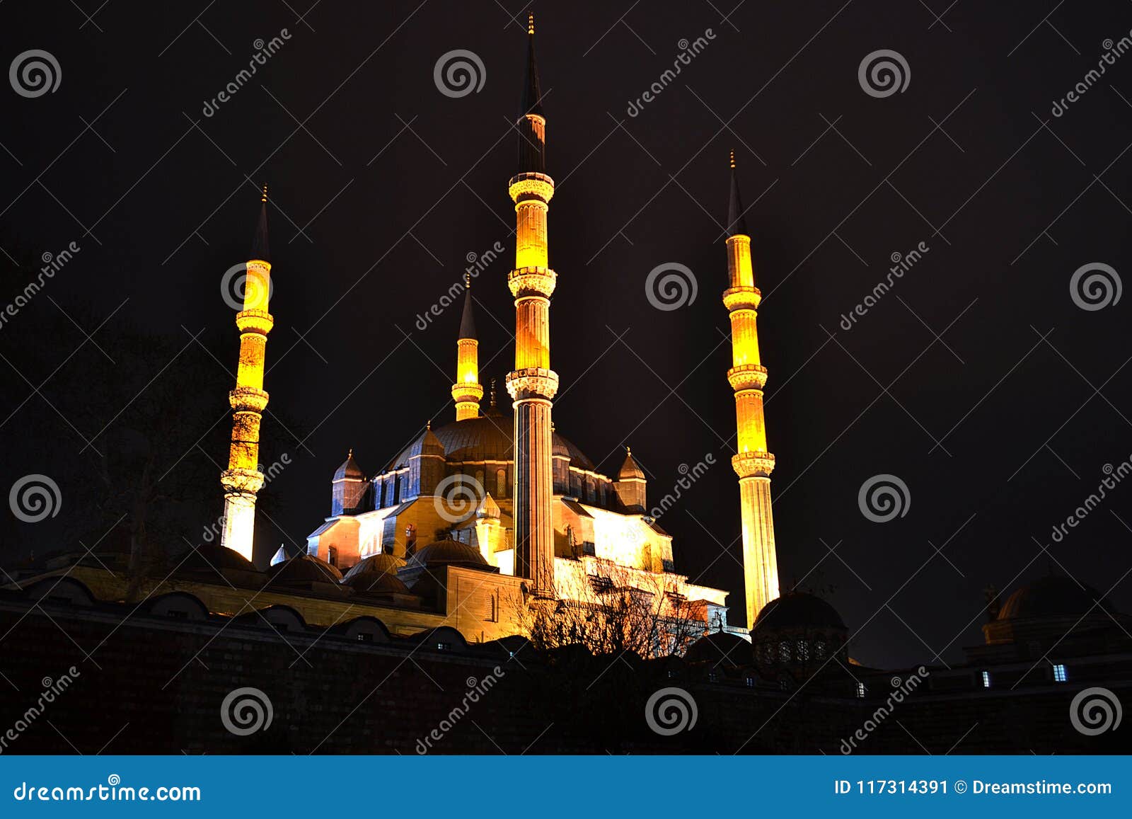 The Selimiye Mosque stock image. Image of architecture - 117314391