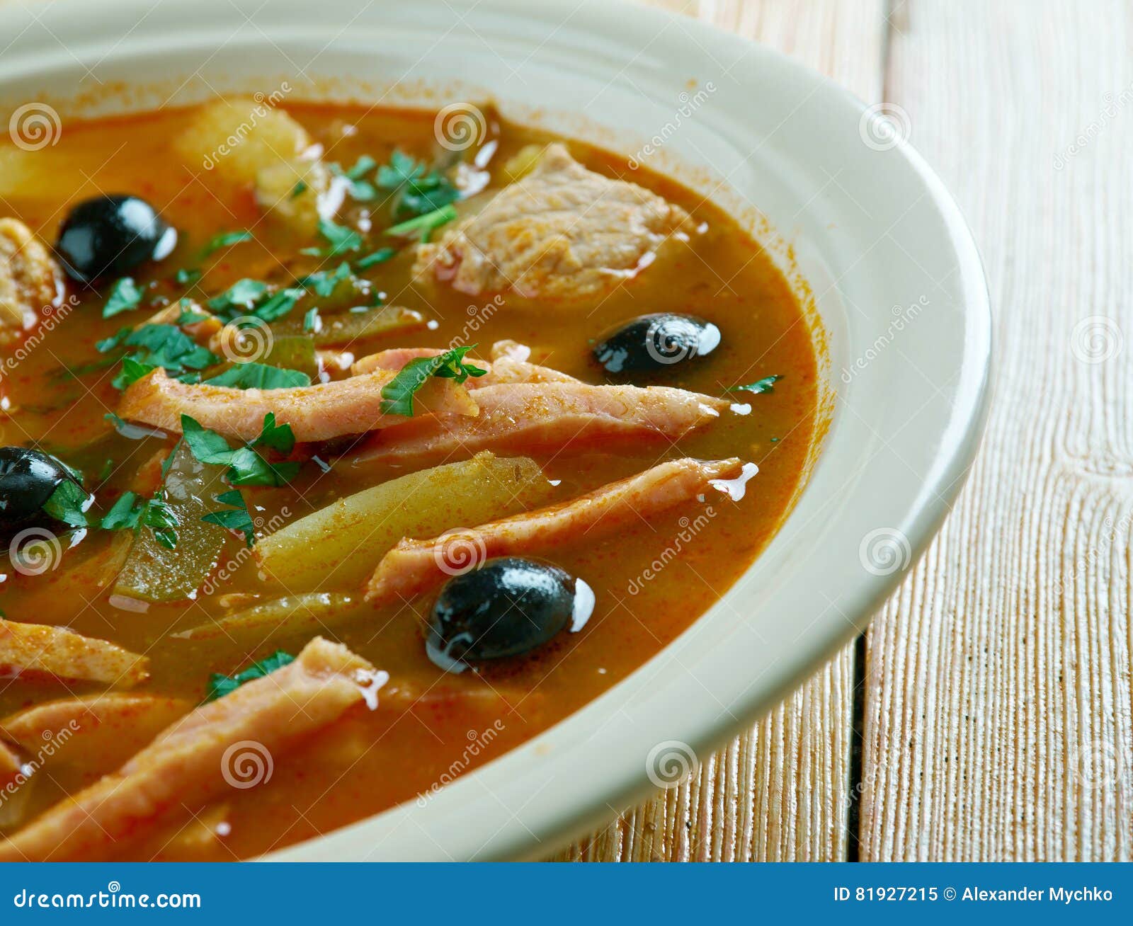 Seljanka de la carne imagen de archivo. Imagen de salchicha - 81927215